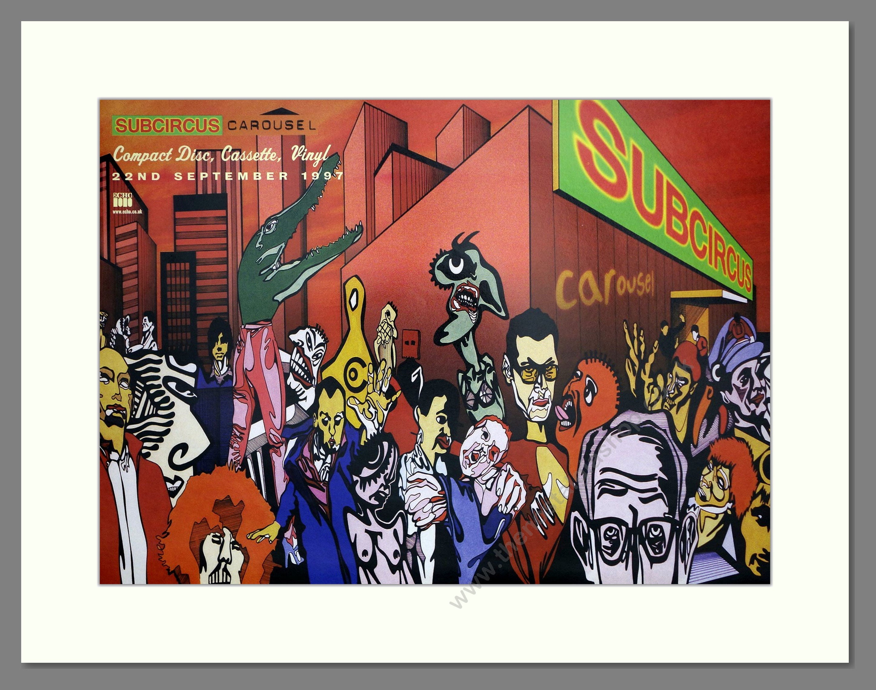 Subcircus - Carousel. Vintage Advert 1997 (ref AD64710) – The Nostalgia Shop