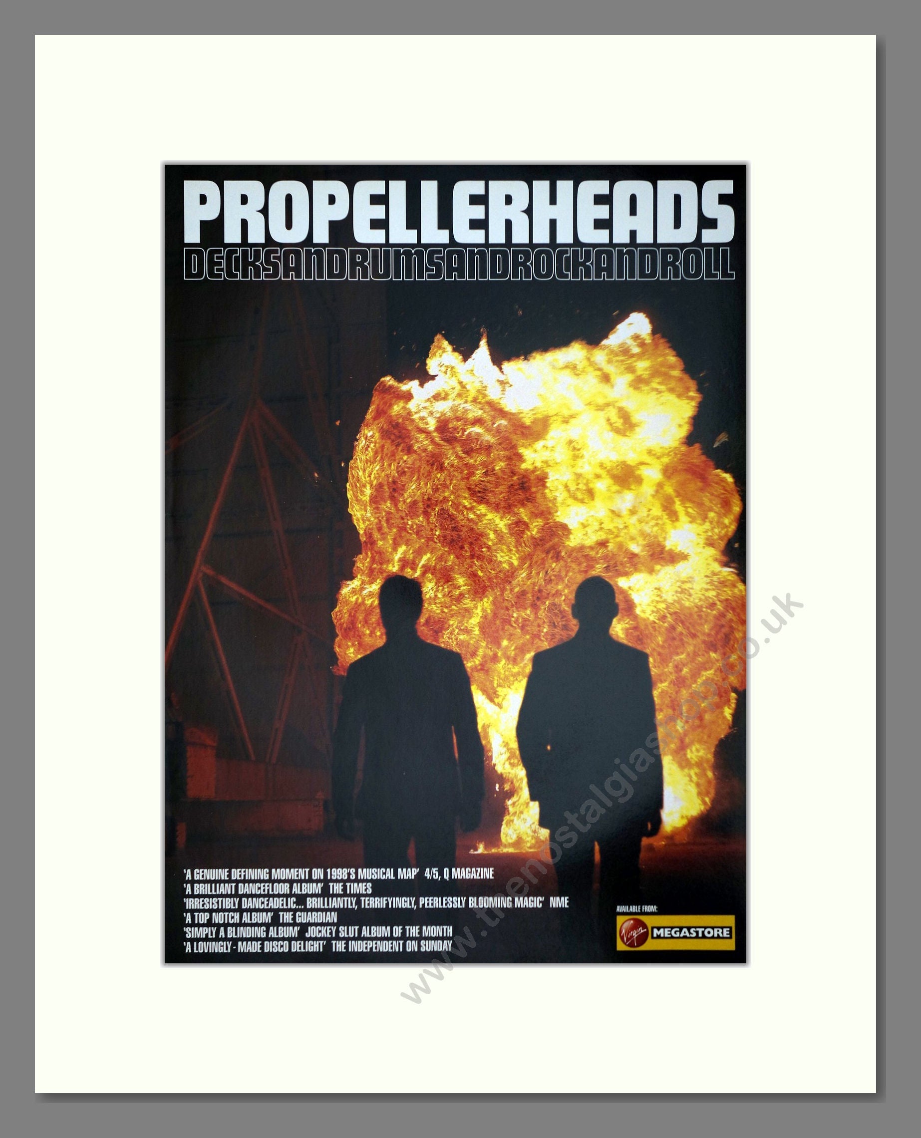 Propellerheads - Decks And Drums And Rock And Roll. Vintage Advert 199 ...