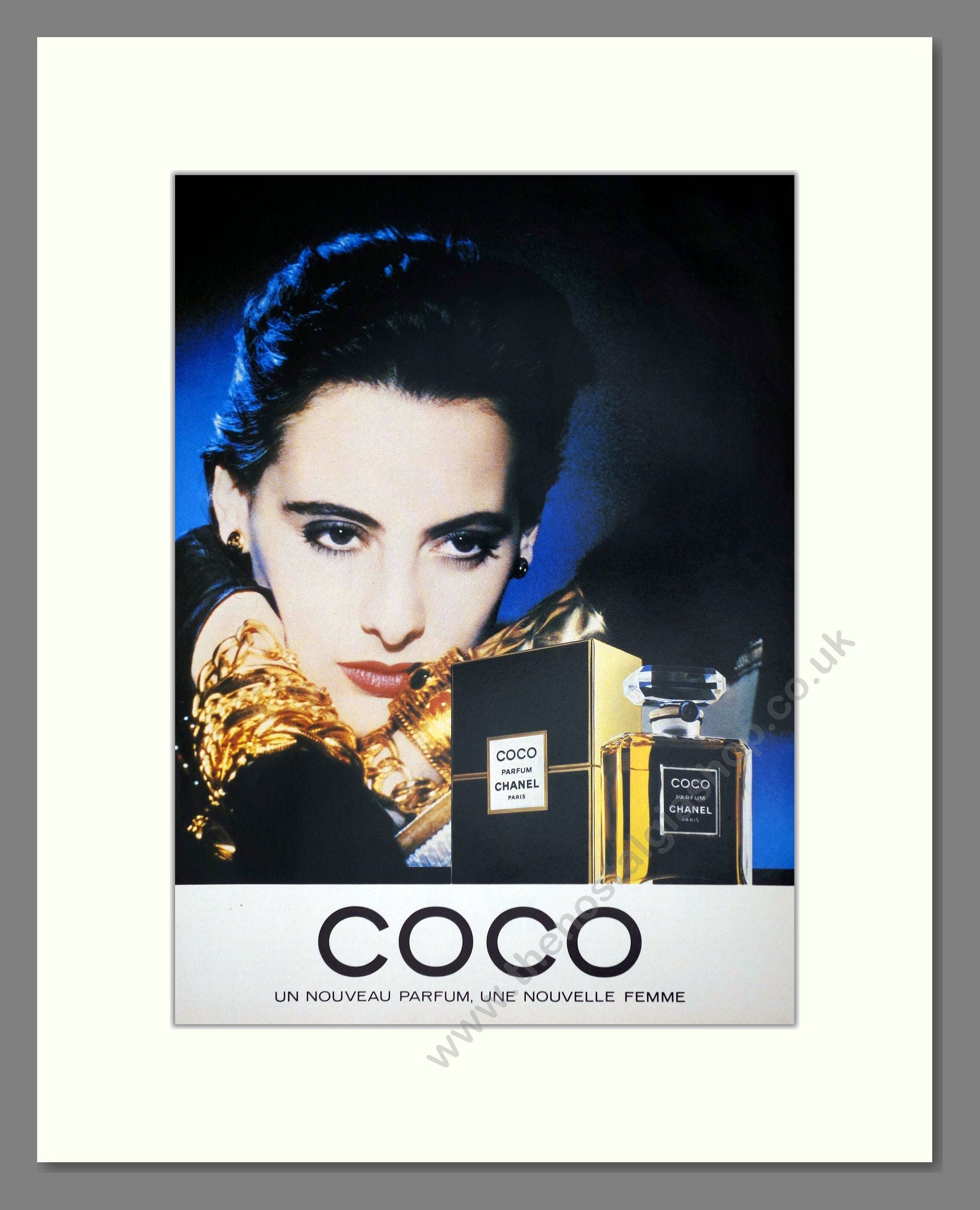 Chanel - Coco. Vintage Advert 1985 (ref AD66295) – The Nostalgia Shop