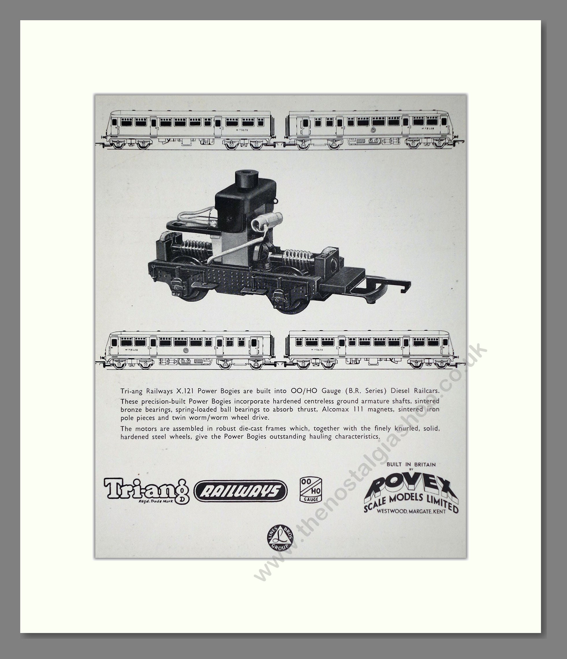 Tri-ang - Model Railways Rovex Models. Vintage Advert 1959 (ref AD6593 ...