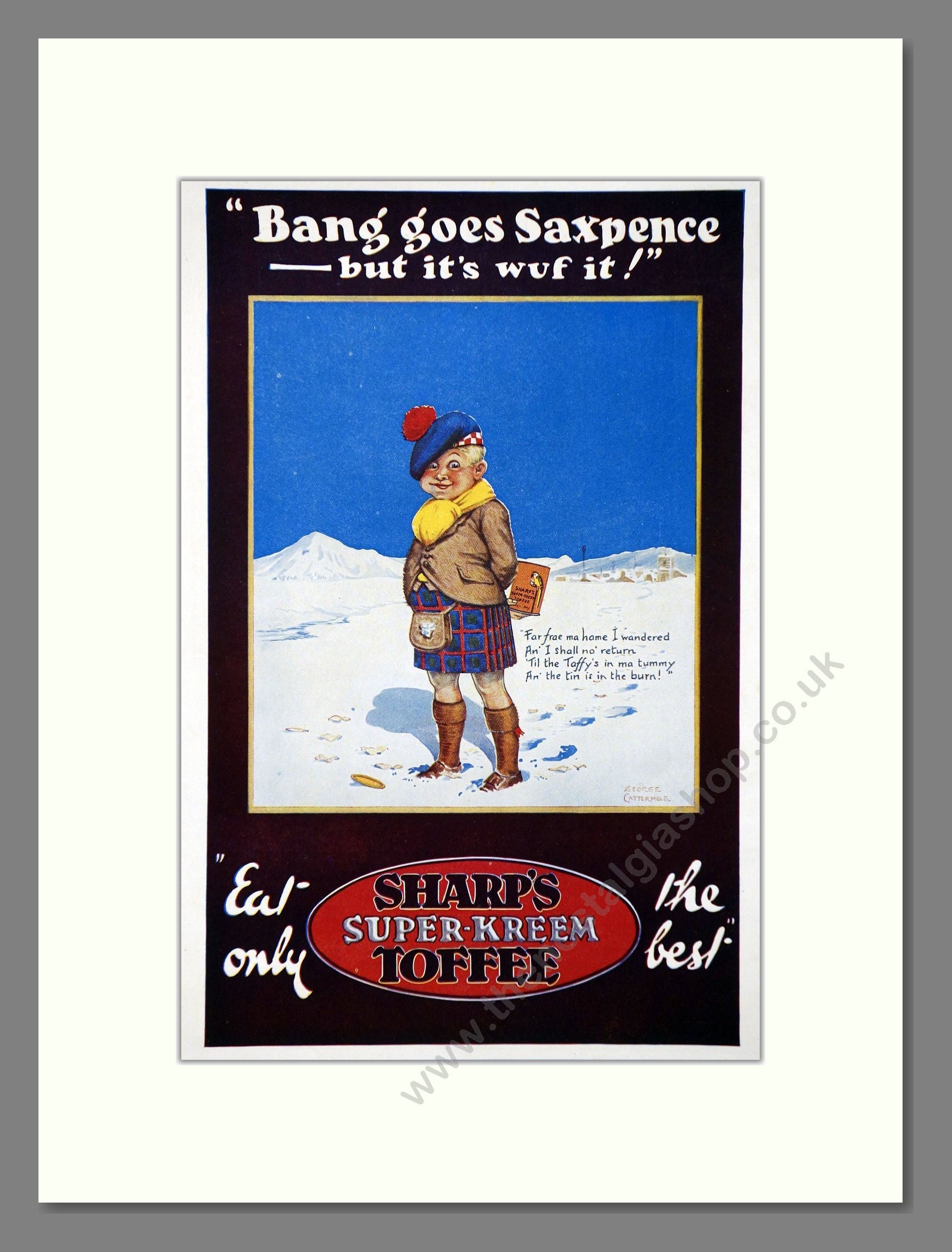 Sharp's - Super-Kreem Toffee. Vintage Advert 1927 (ref AD66870) – The ...