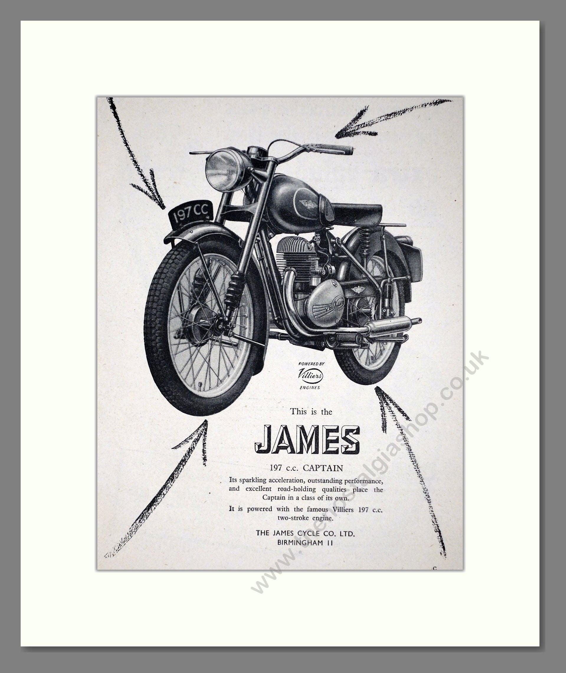 James - Captain 200. Vintage Advert 1953 (ref AD67145) – The Nostalgia Shop