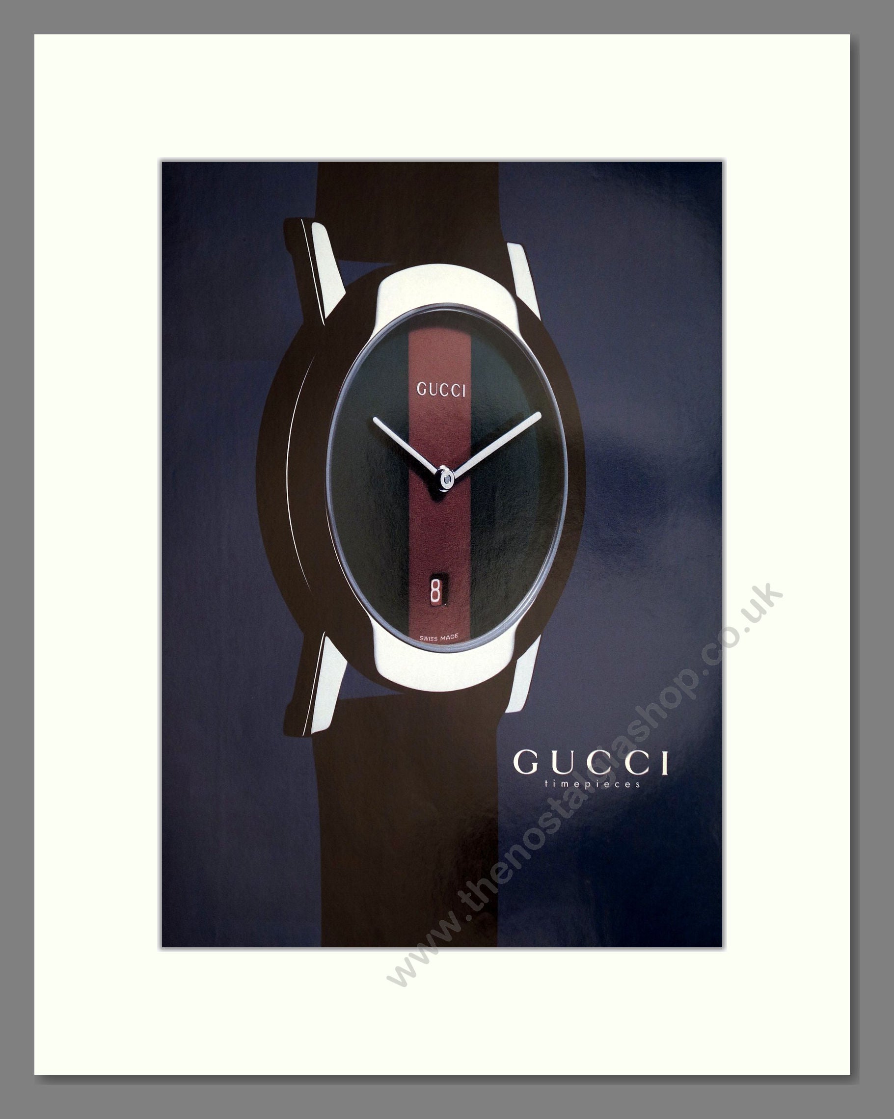 Gucci - Timepieces. Vintage Advert 1999 (ref AD67510) – The Nostalgia Shop