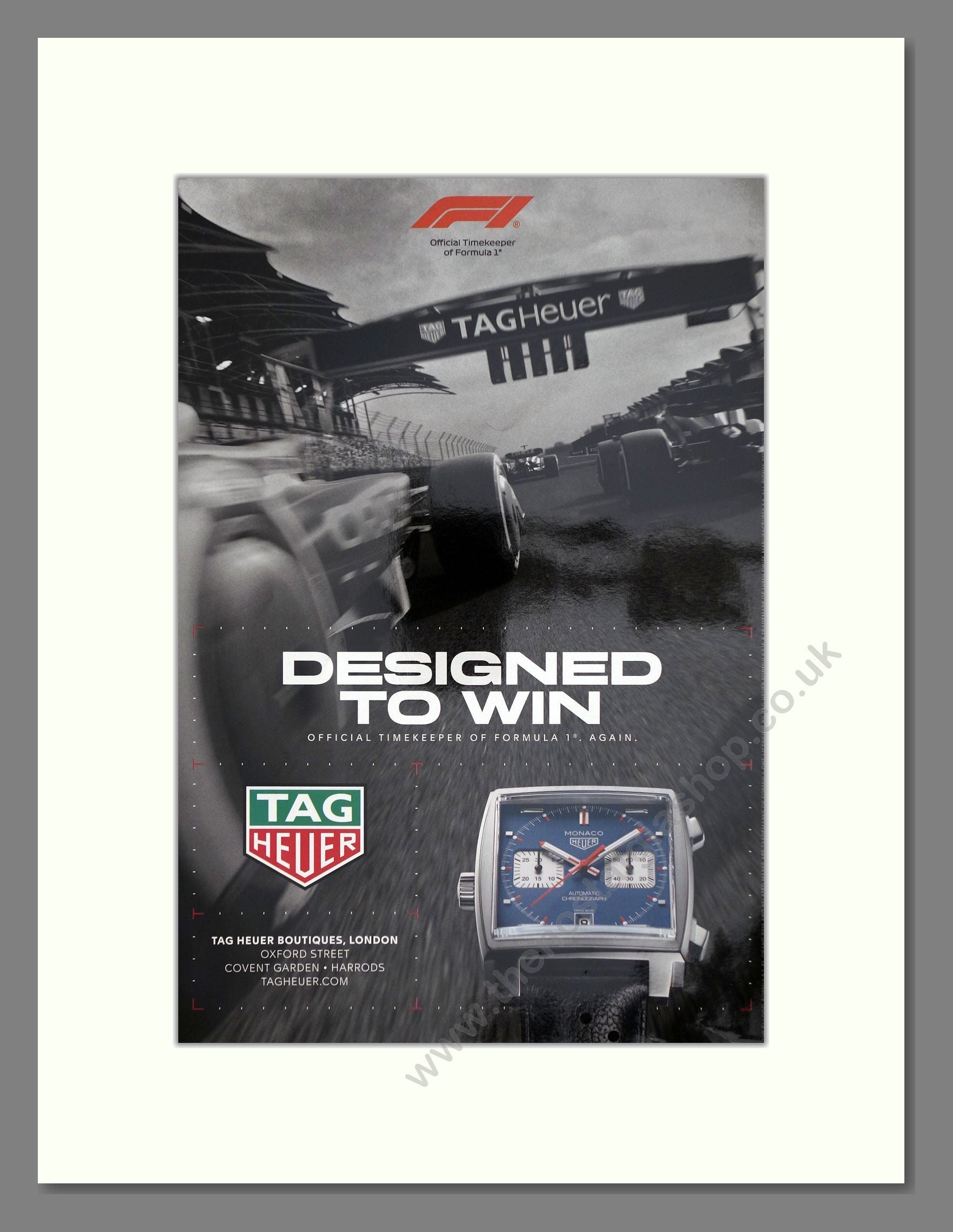 Tag Heuer - Monaco. Vintage Advert 2025 (ref AD67541) – The Nostalgia Shop