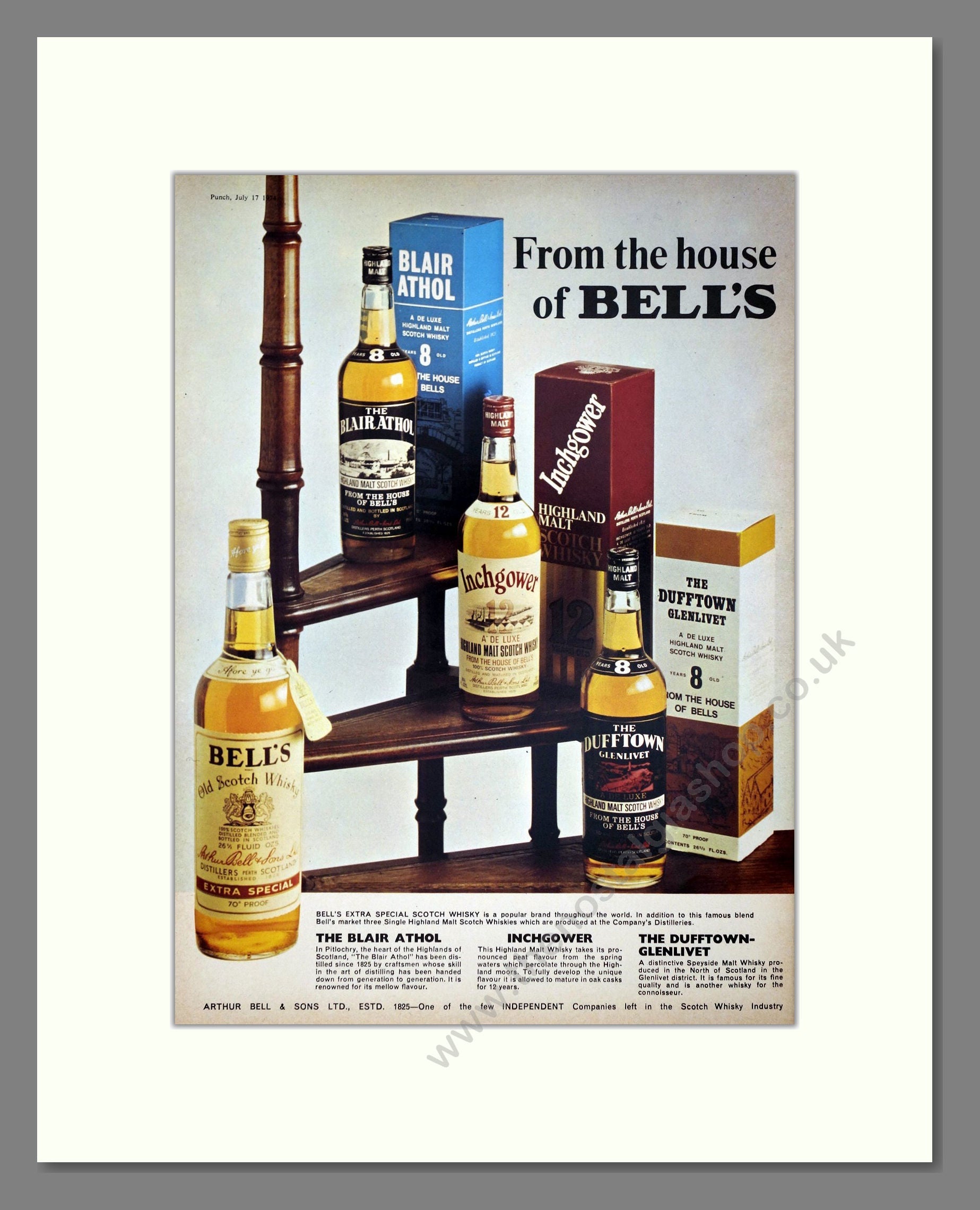 Bell's - Malt Whisky. Vintage Advert 1974 (ref AD67671) – The Nostalgia ...