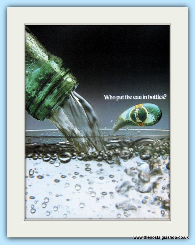 Perrier. Original Advert 1985 (ref AD4860) – The Nostalgia Shop