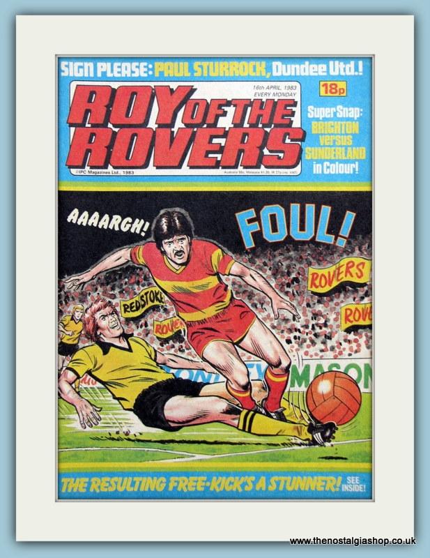 Roy Of The Rovers Lot Of 3 Original Covers 1980s (ref AD2996) – The ...