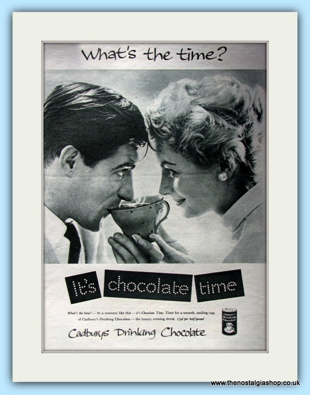 Cadbury's Drinking Chocolate Original Advert 1958 (ref AD4920) – The ...