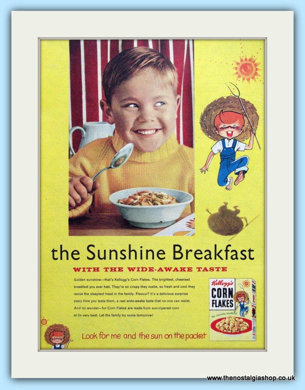 Kellogg's Corn Flakes Original Advert 1955 (ref AD4875) – The Nostalgia ...
