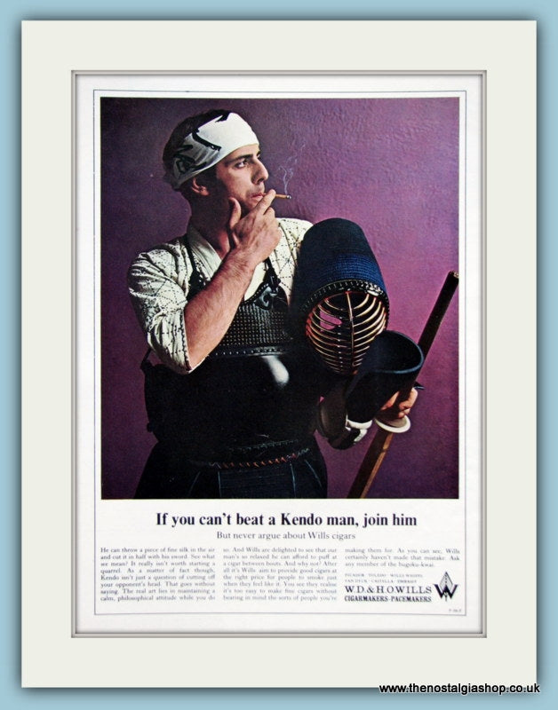 Wills Cigars Original Advert 1966 (ref AD6090) – The Nostalgia Shop