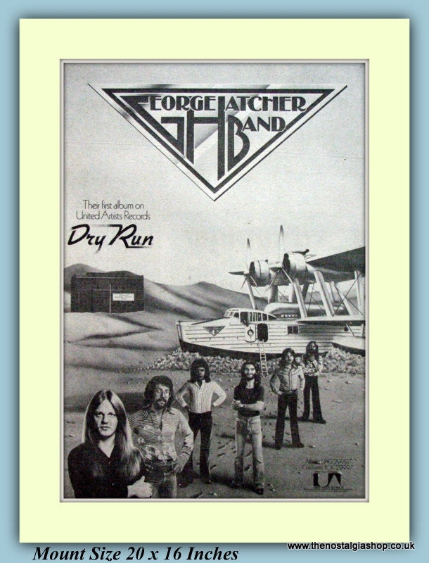 George Hatcher Band Dry Run 1976 Original Advert (ref AD9298) – The ...