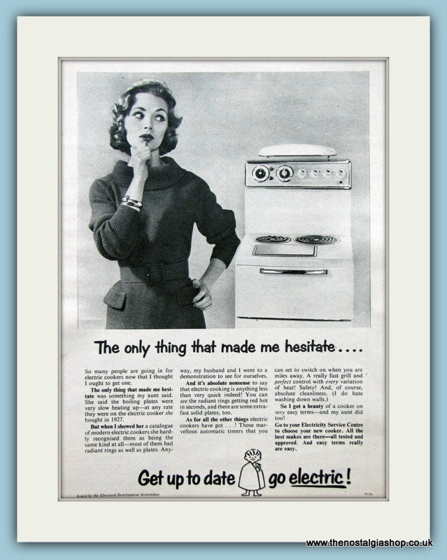 Electric Cooker Advertisement Original Advert 1959 (ref AD2565) – The ...
