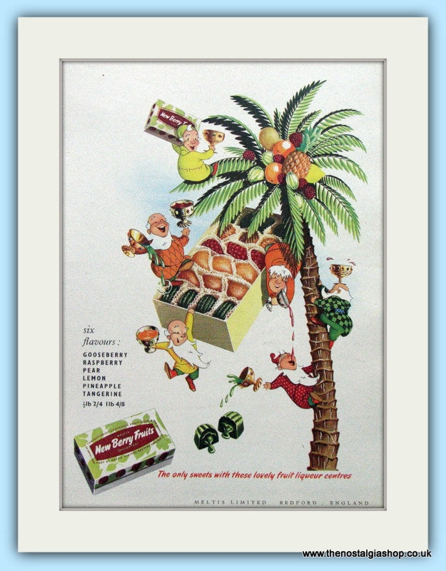 Meltis New Berry Fruits 1953 Original advert (ref AD829) – The ...