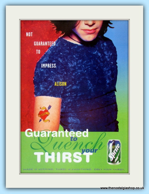 Sprite. Original Advert 1995 (ref AD4803) – The Nostalgia Shop