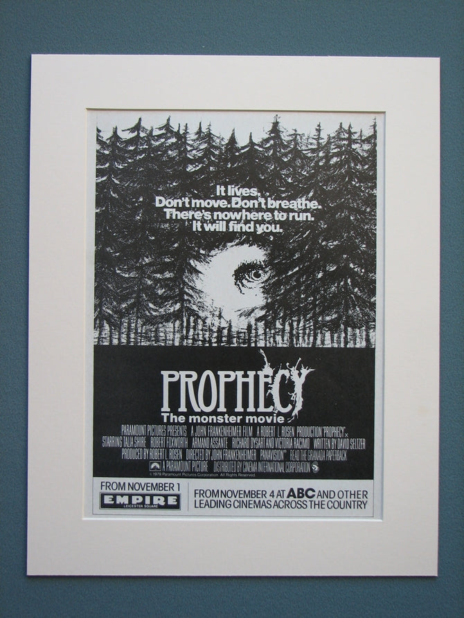 Prophecy The Monster Movie 1979 Original advert (ref AD603) – The ...