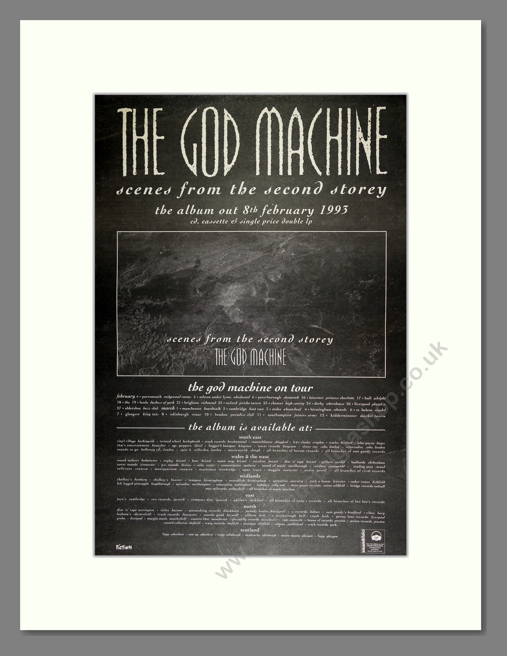 God Machine (The) - Scenes From The Second Story. Vintage Advert 1993 ...