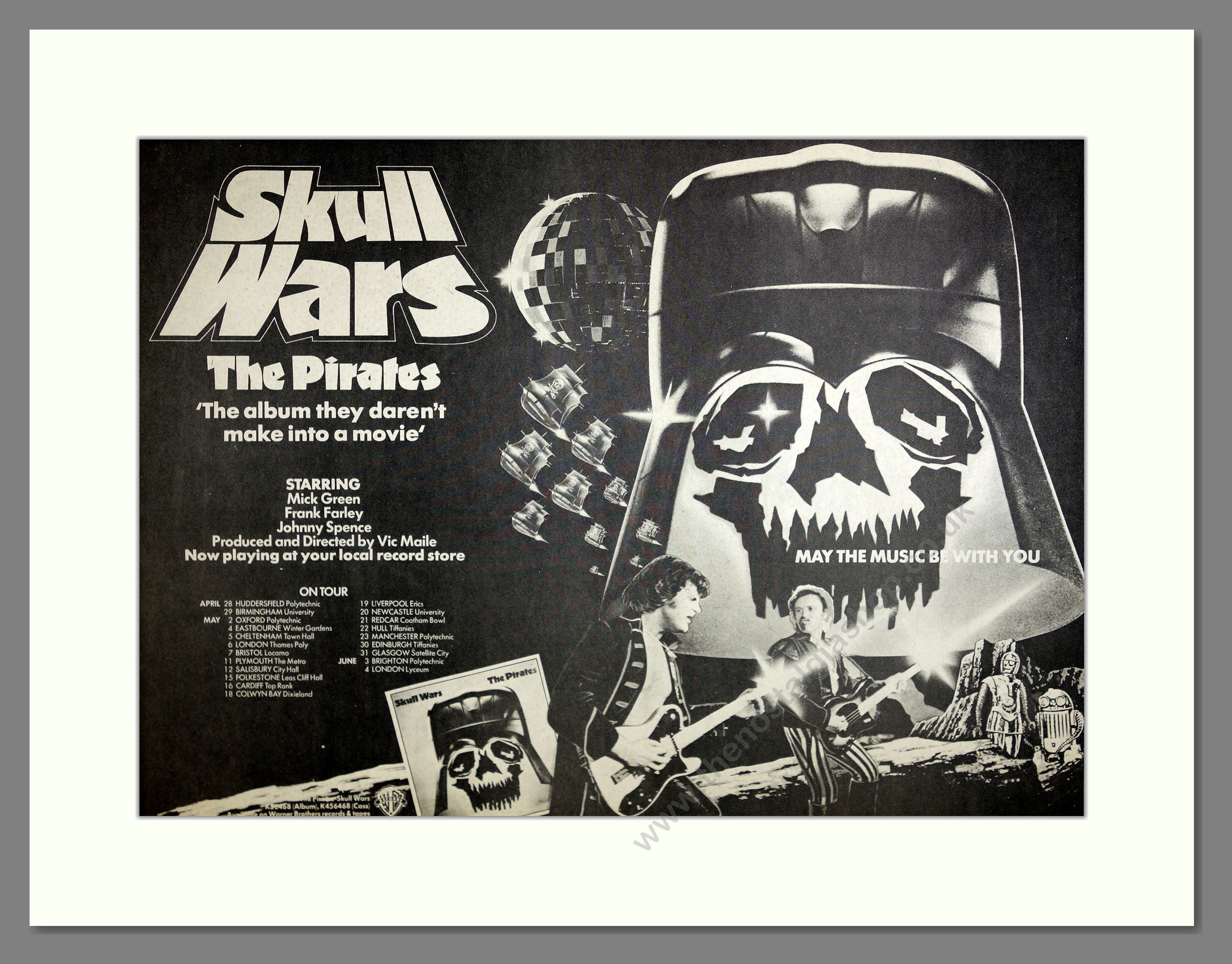 Pirates (The) - Skull Wars. Vintage Advert 1978 (ref AD16672) – The ...