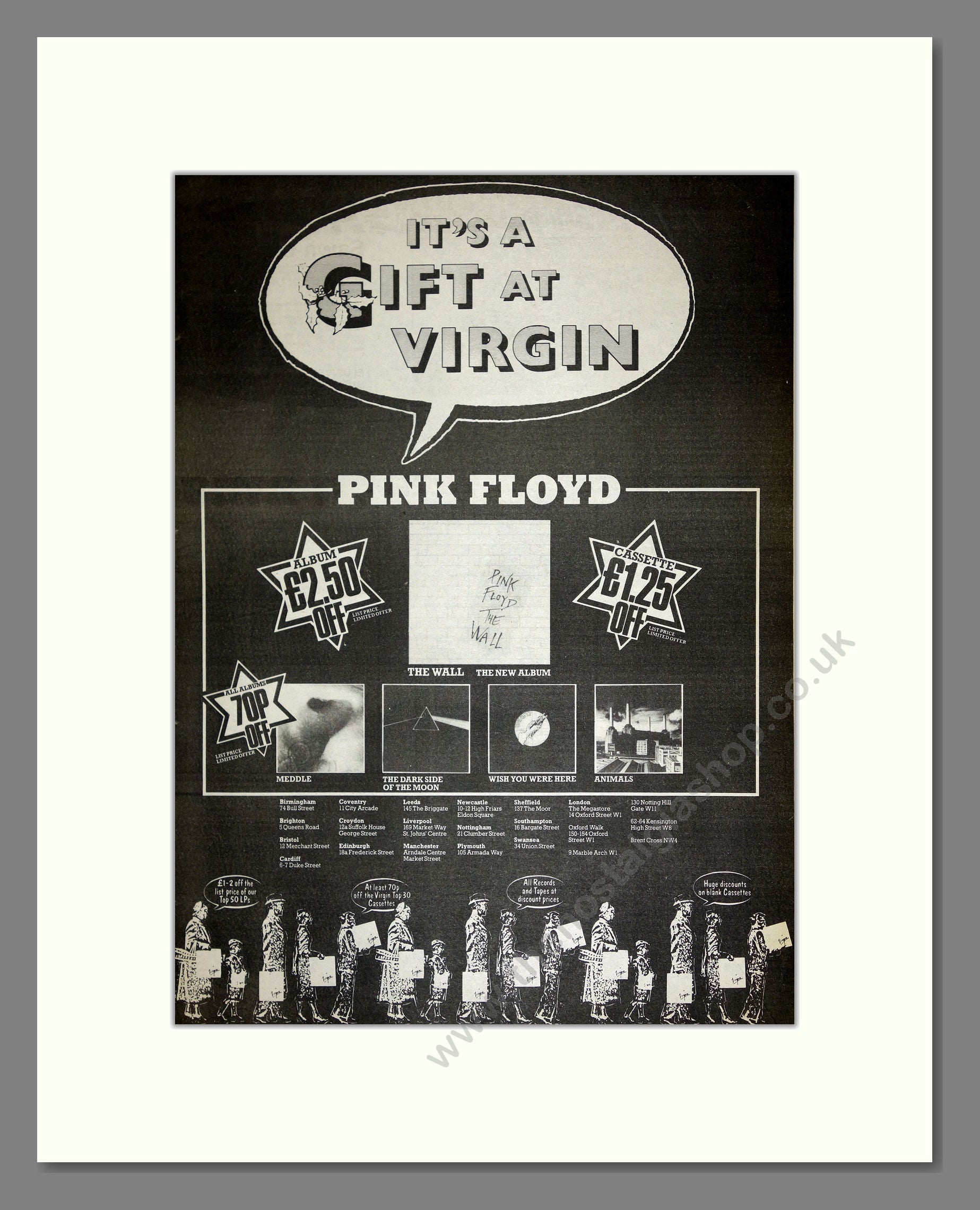 Pink Floyd - Various Albums. Vintage Advert 1979 (ref AD16694) – The ...