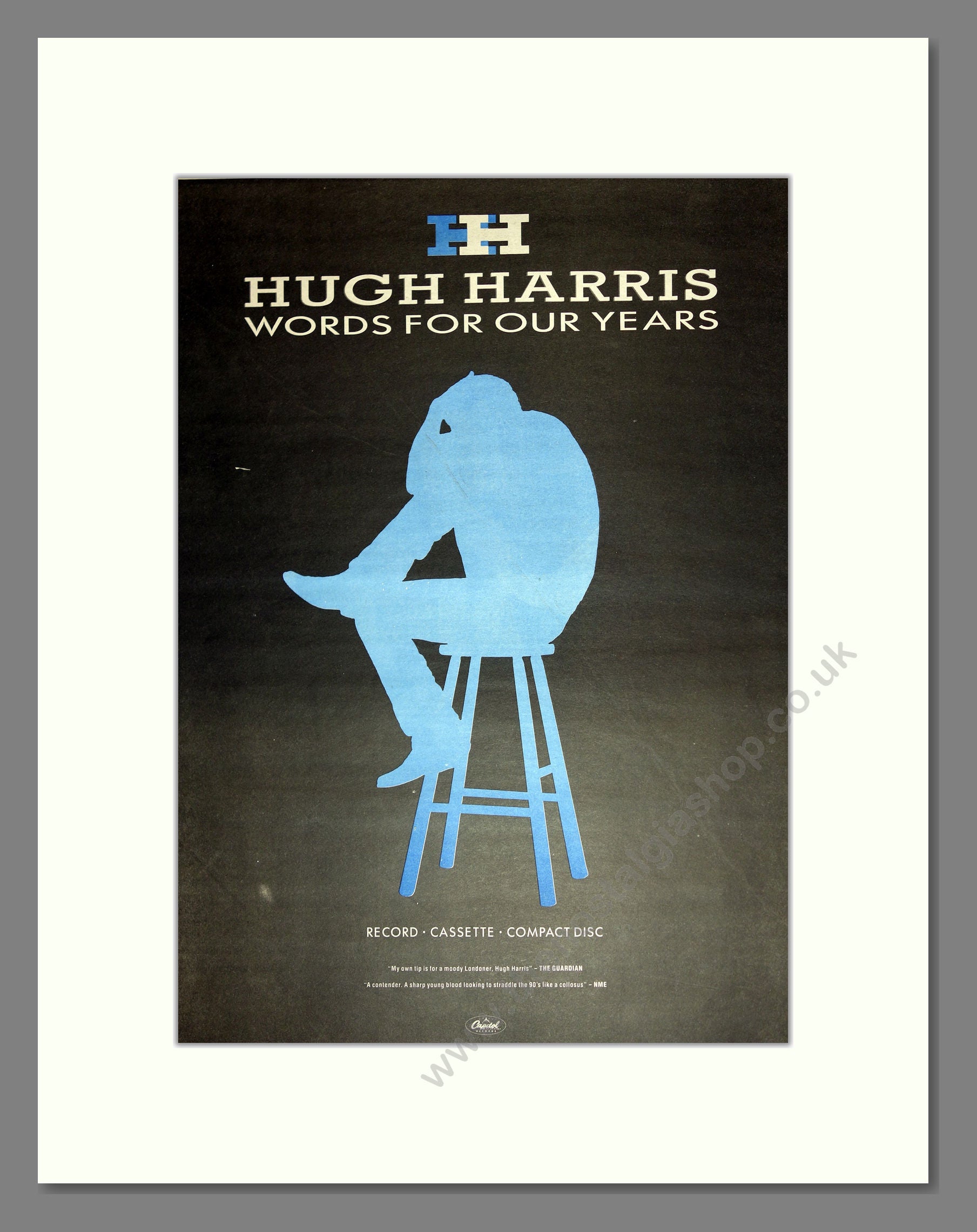 Hugh Harris - Words for Our Years. Vintage Advert 1990 (ref AD16931 ...