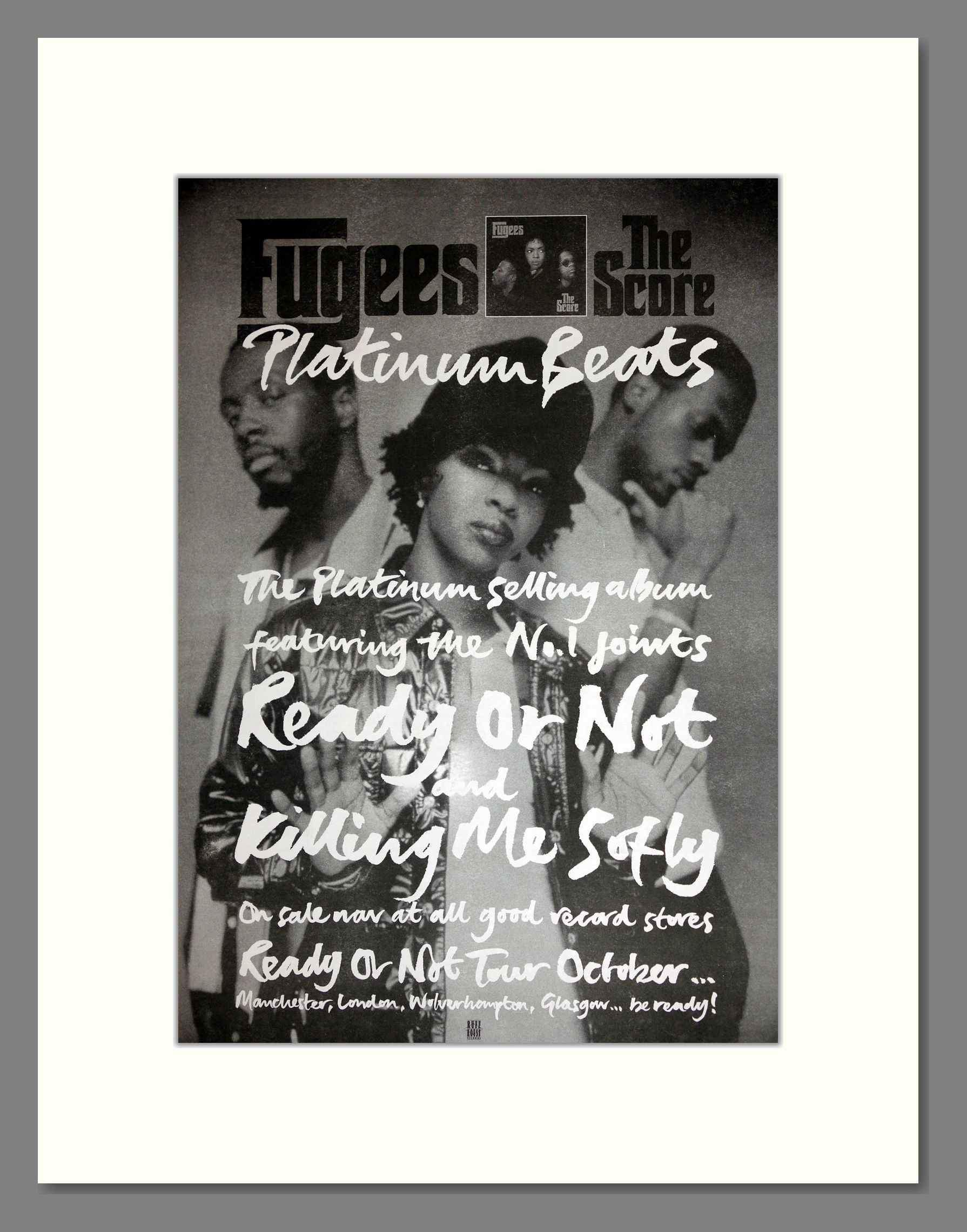 Fugees - The Score. Vintage Advert 1996 (ref AD16940) – The Nostalgia Shop