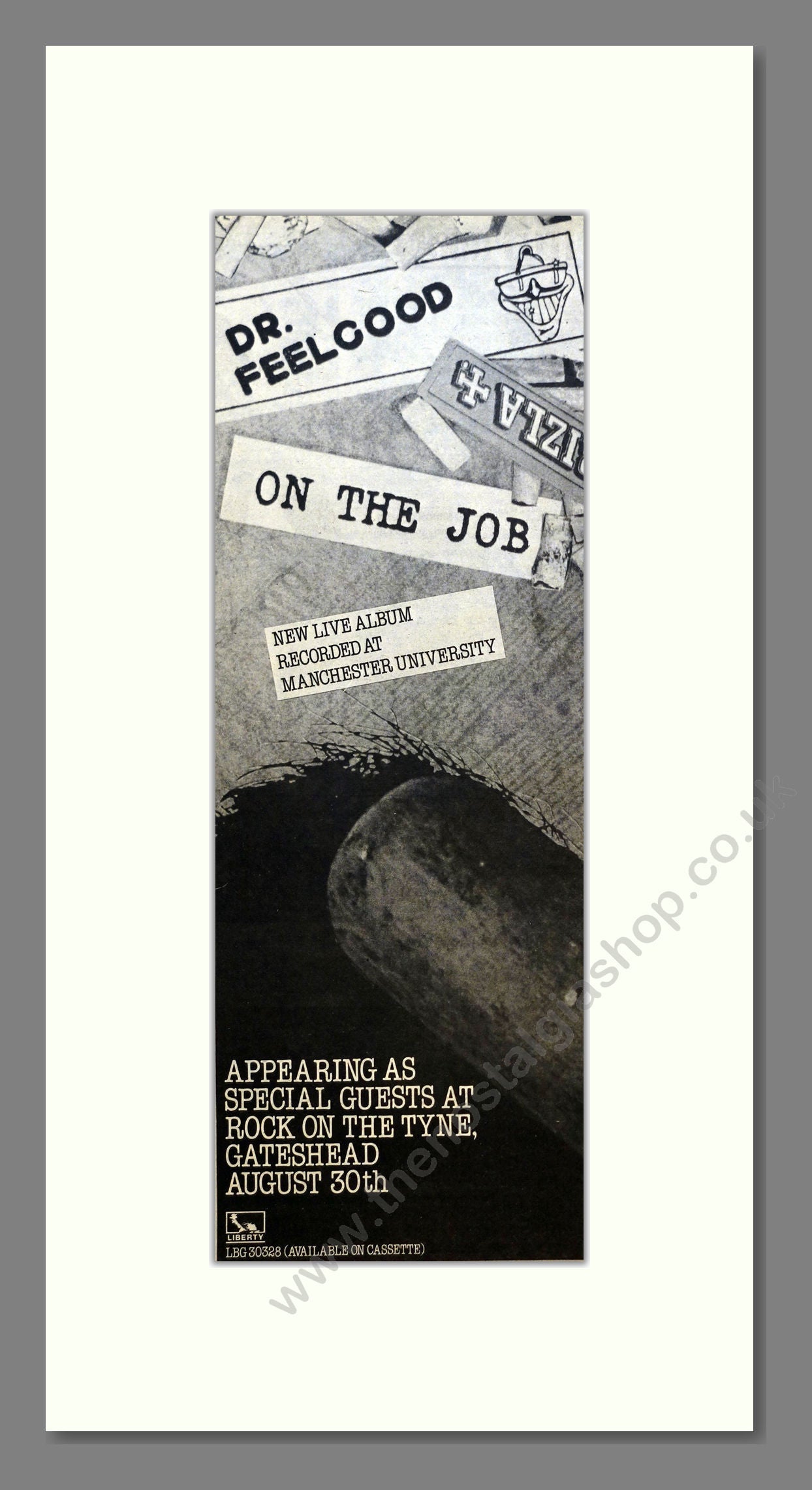 Dr Feelgood - On The Job. Vintage Advert 1981 (ref AD201031) – The Nostalgia Shop