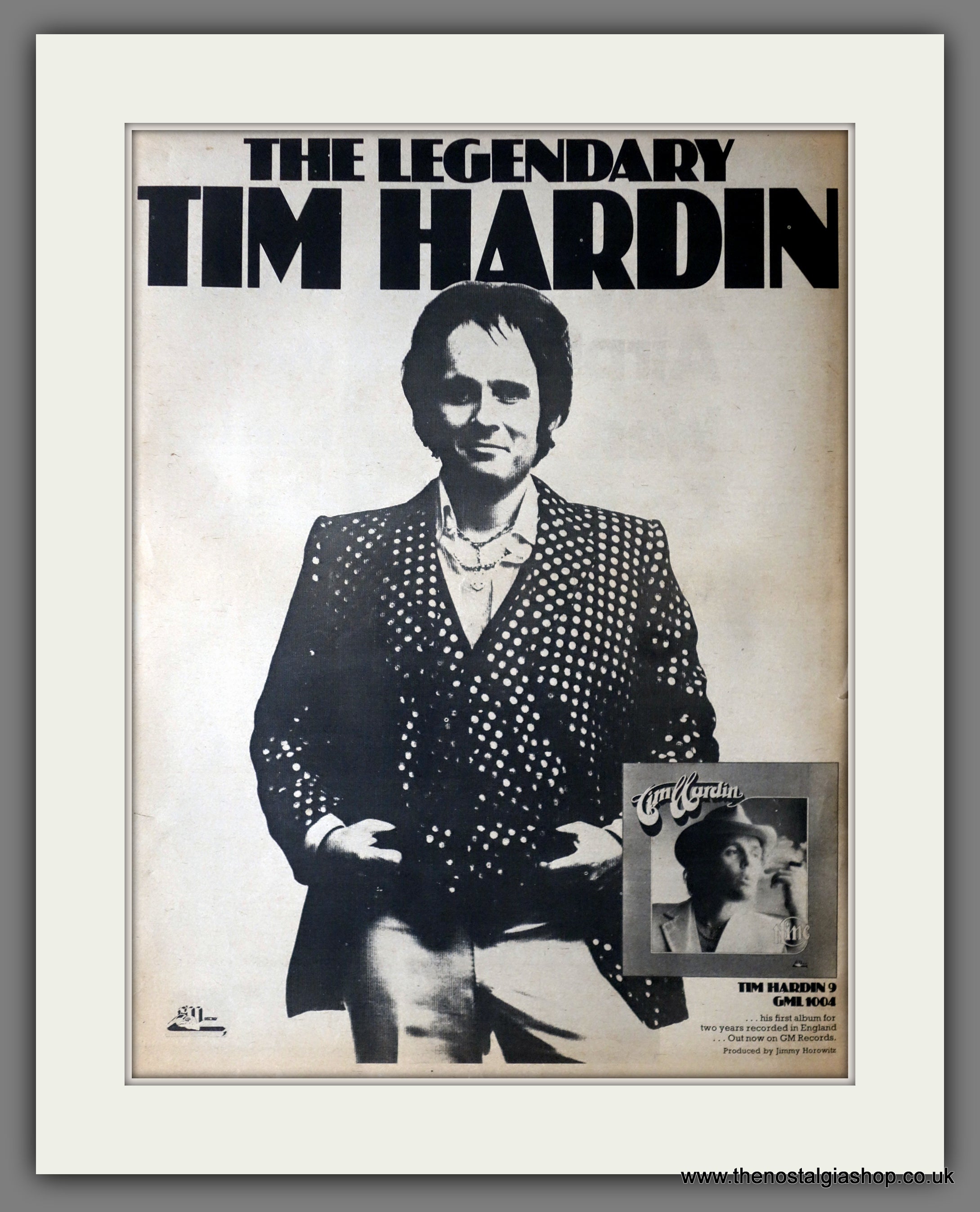 Tim Hardin. First Album. Original Advert 1974 (ref AD14209) – The ...
