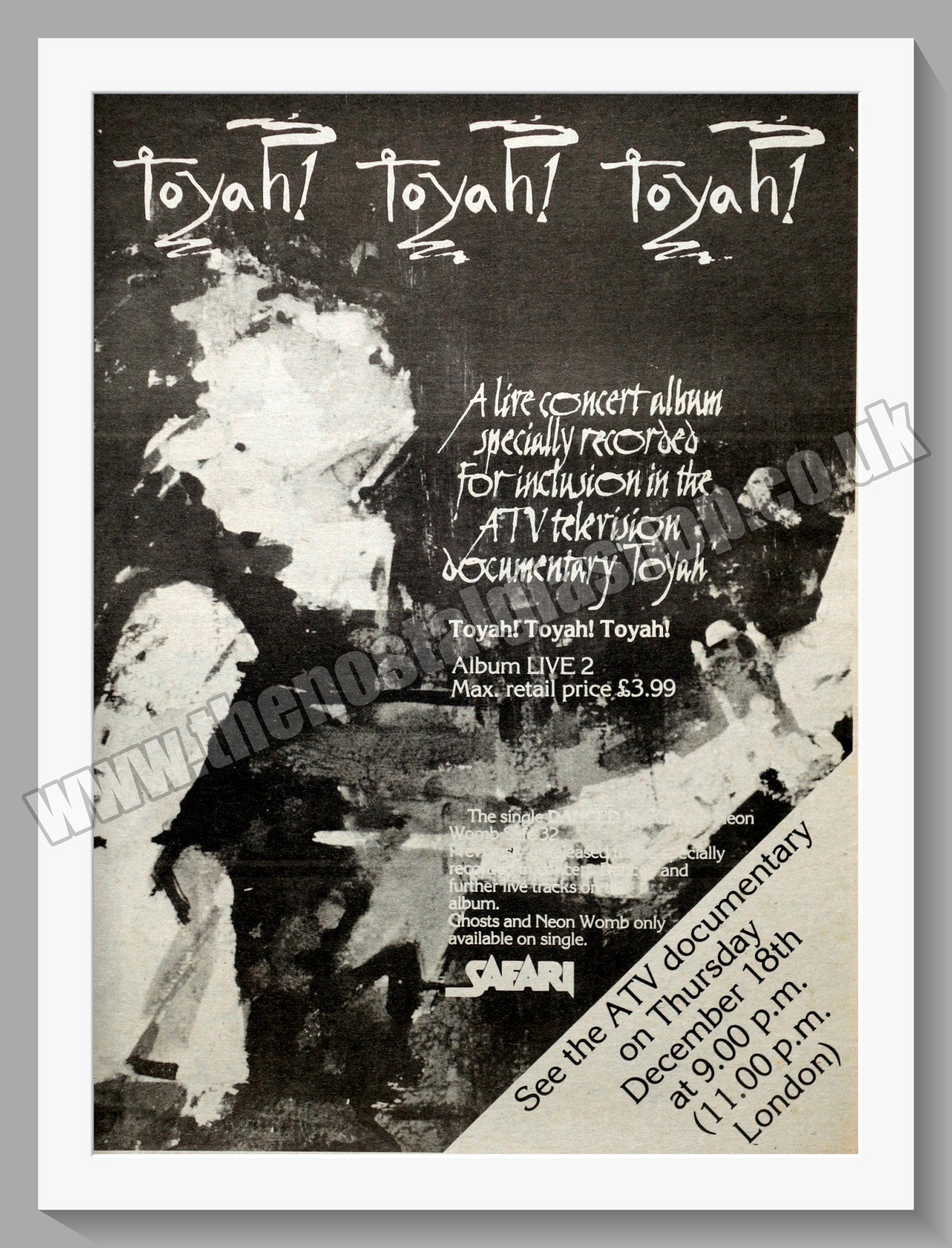 Toyah. Toyah Toyah Toyah. Original Advert 1980 (ref AD14505) – The ...