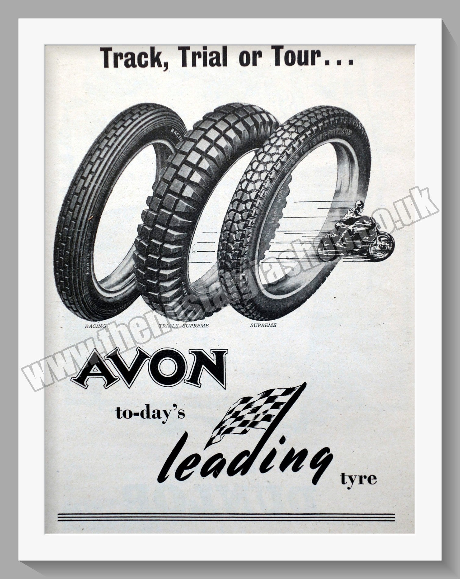 Avon Motorcycle Tyres. Original Advert 1951 (ref AD57770) – The ...