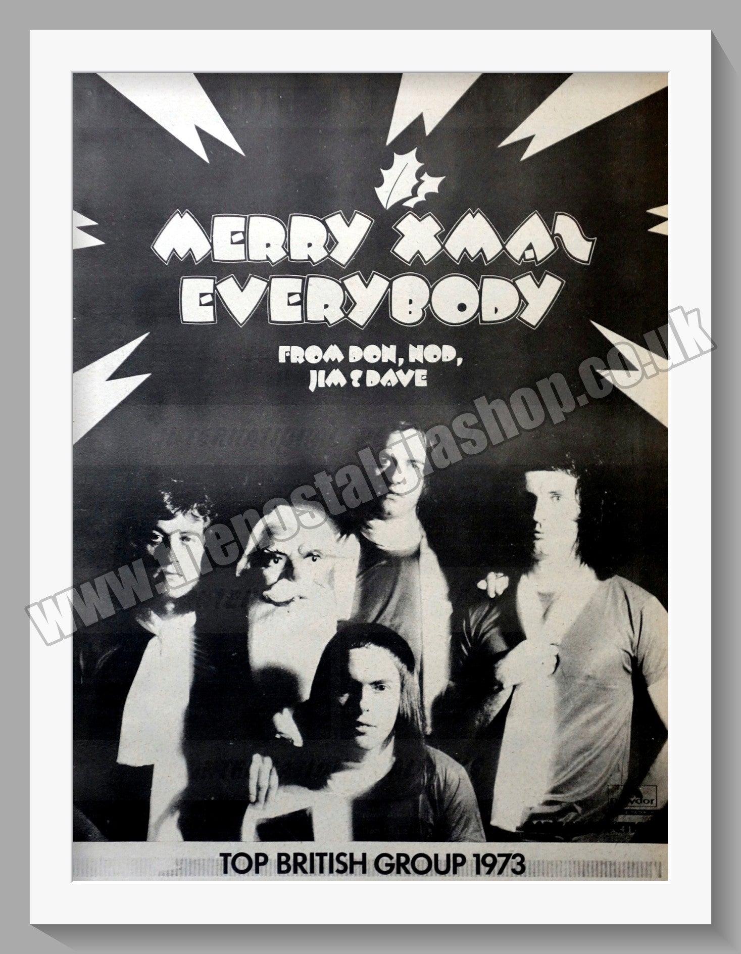 Slade Merry Xmas Everybody. Vintage Advert 1973 (ref AD14640) – The ...