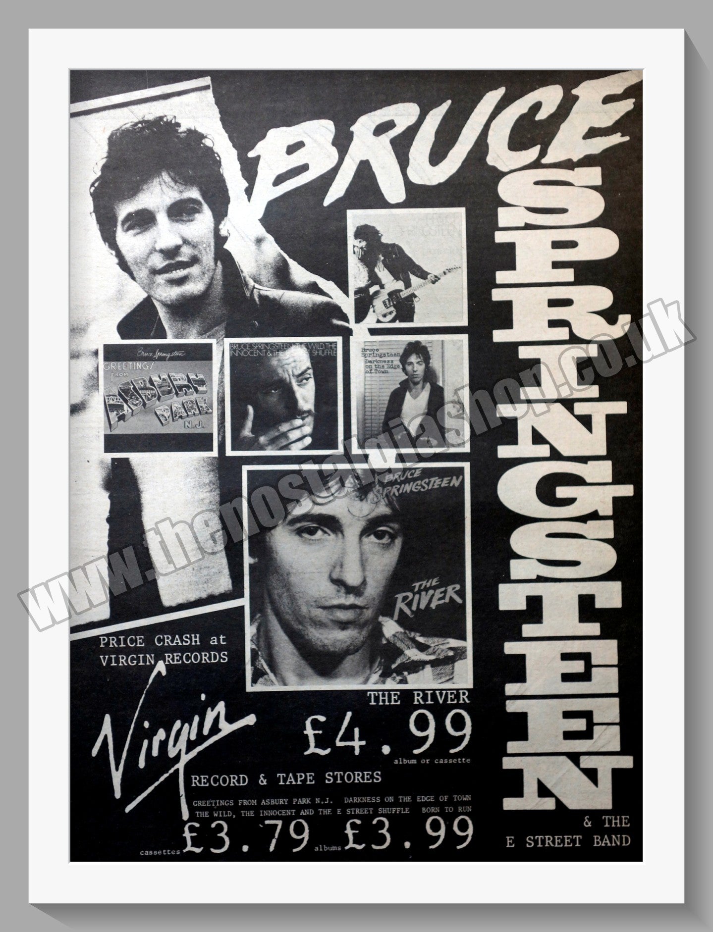 Bruce Springsteen The River. Vintage Advert 1981 (ref AD14701) – The ...
