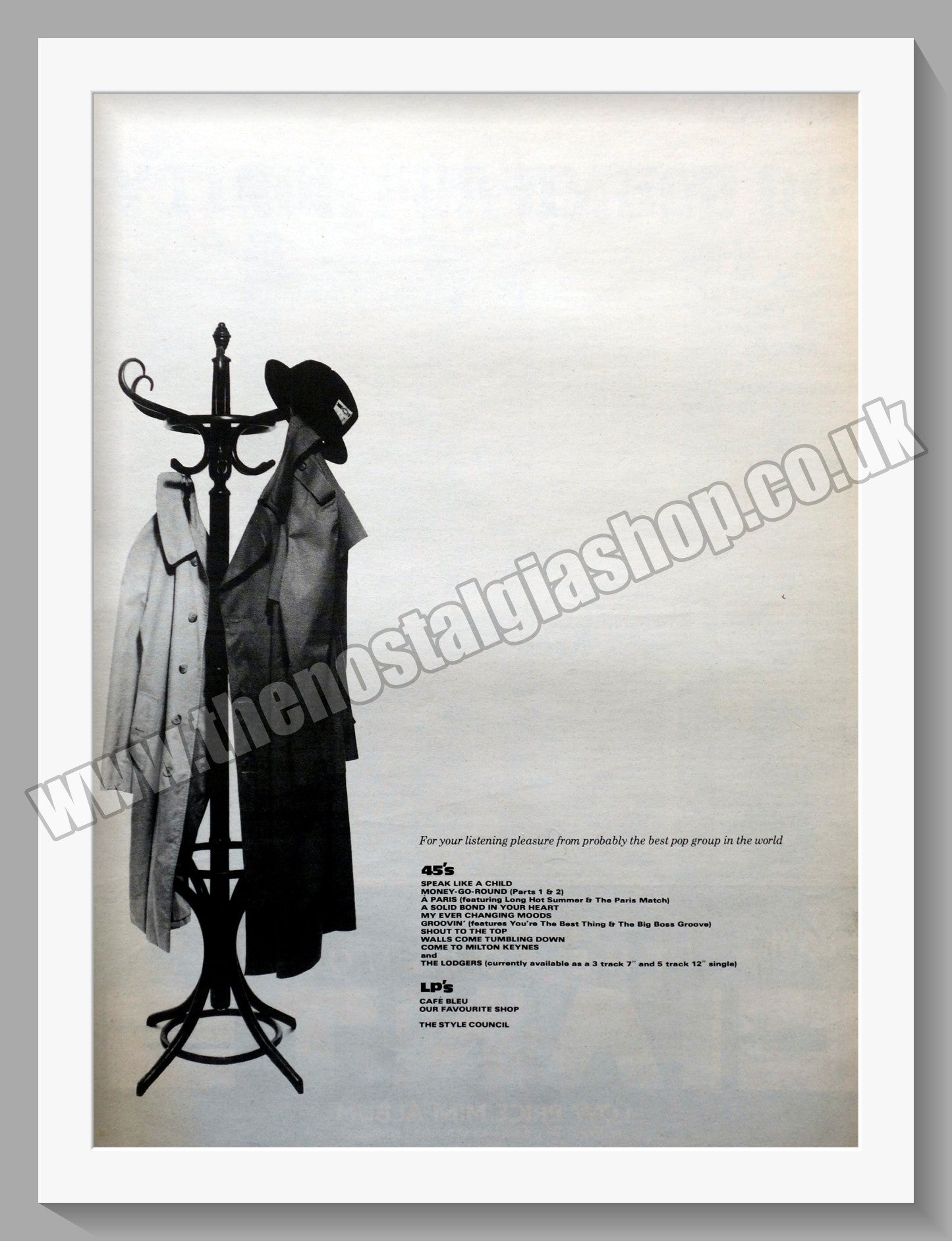 Style Council (The) 45's And LP's. Original Vintage Advert 1985 (ref A ...