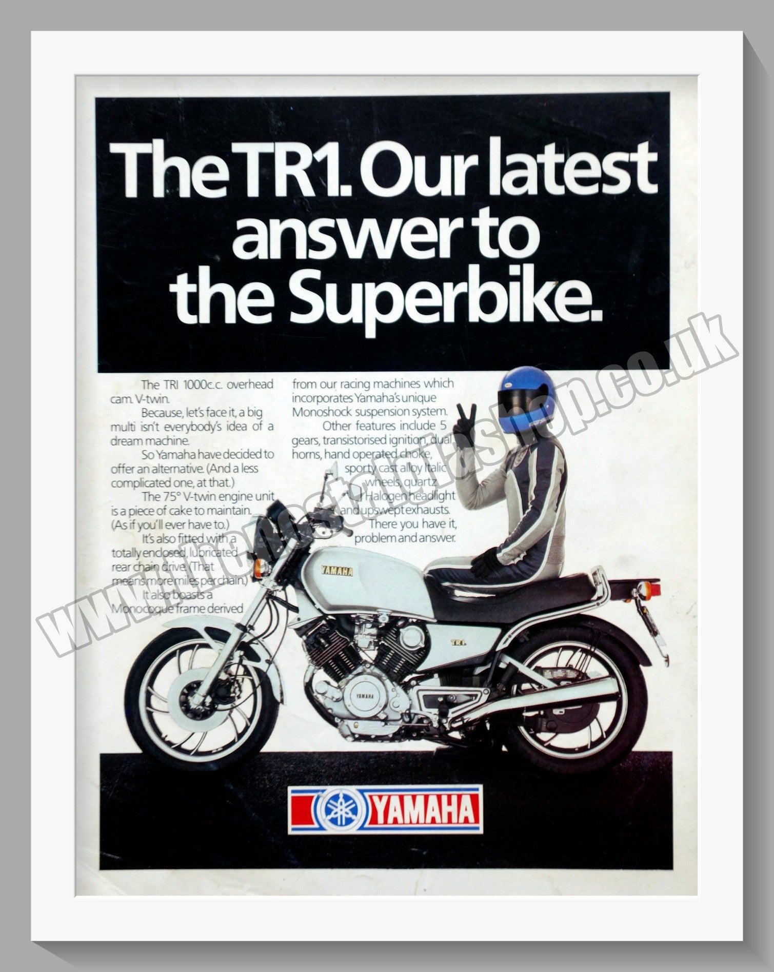 Yamaha Motorcycles. Original Advert 1981 (ref AD57960) – The Nostalgia Shop