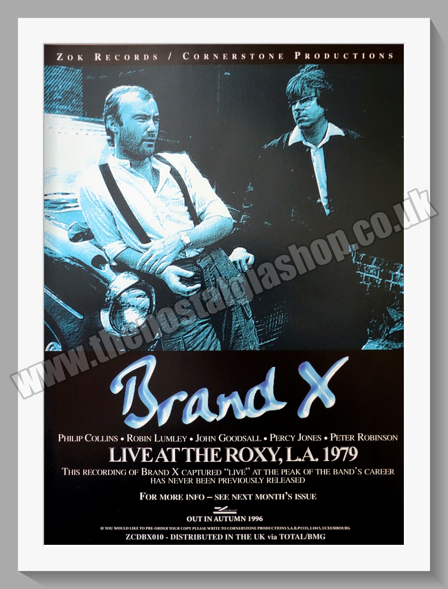 Brand X Phil Collins. 1996 Original Advert (ref AD58306) – The ...