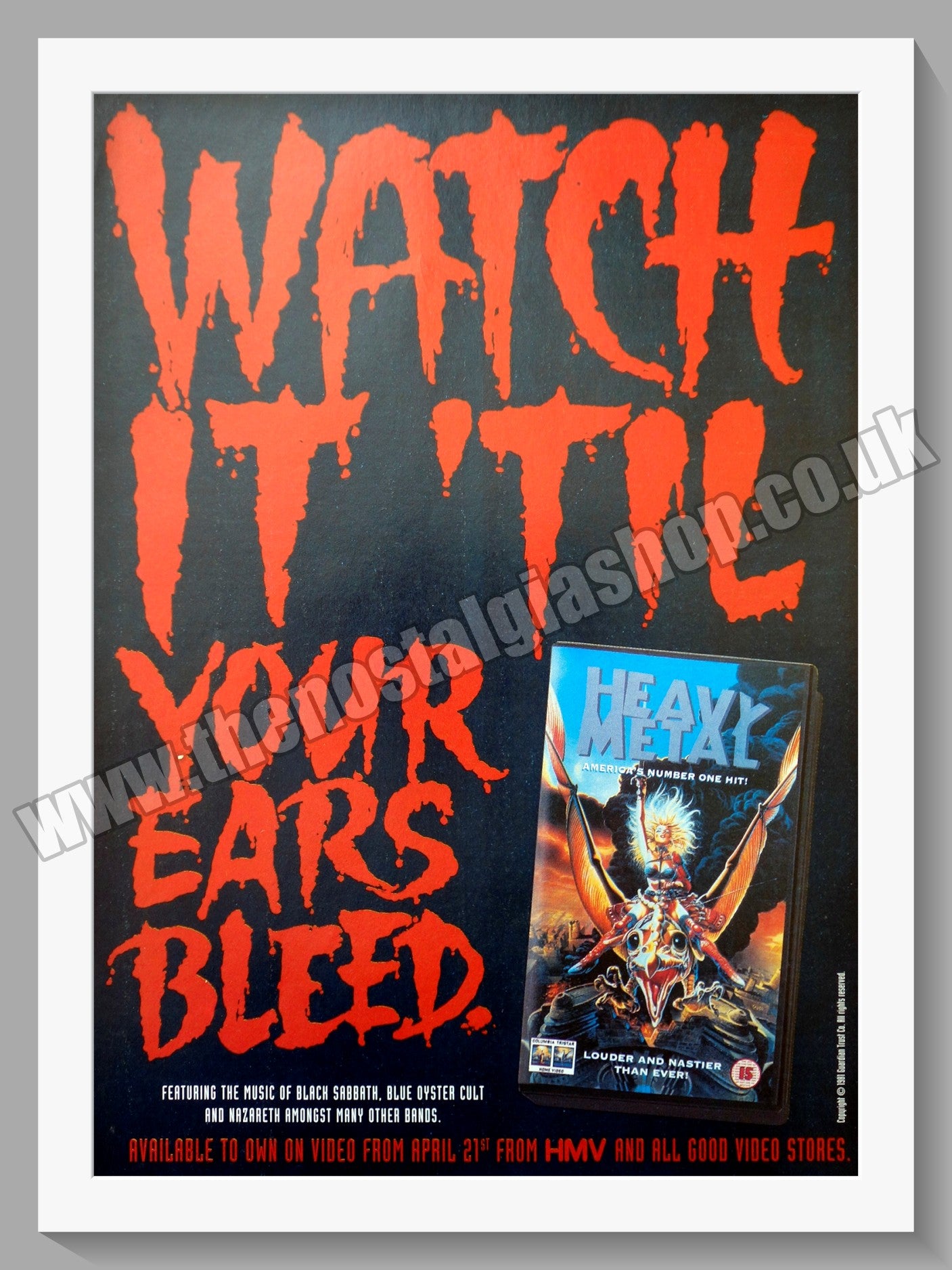 Heavy Metal. 1997 Original Advert (ref AD58318) – The Nostalgia Shop