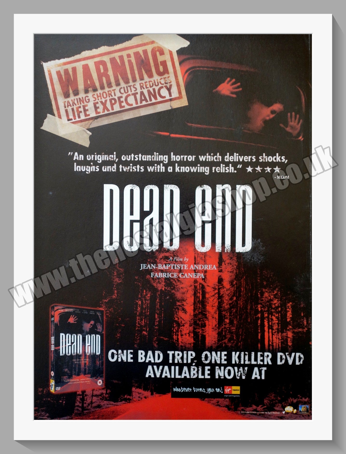 Dead End. 2004 Original Advert (ref AD58335) – The Nostalgia Shop