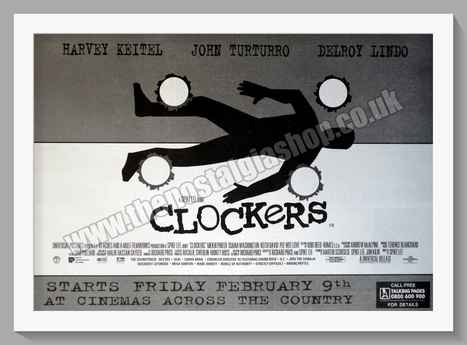 Clockers. 1996 Original Advert (ref AD58537) – The Nostalgia Shop