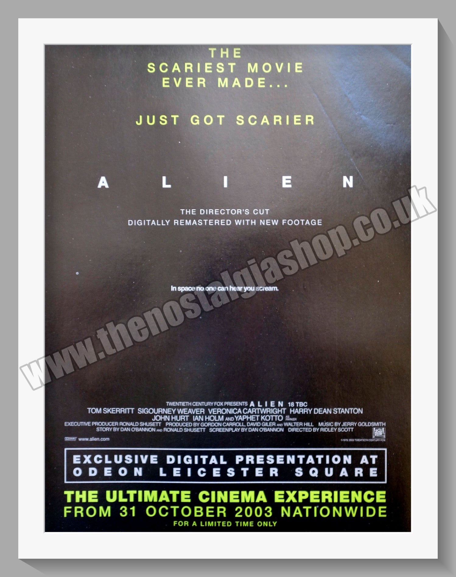 Alien. 2003 Set Of 2 Original Adverts (ref AD58621) – The Nostalgia Shop