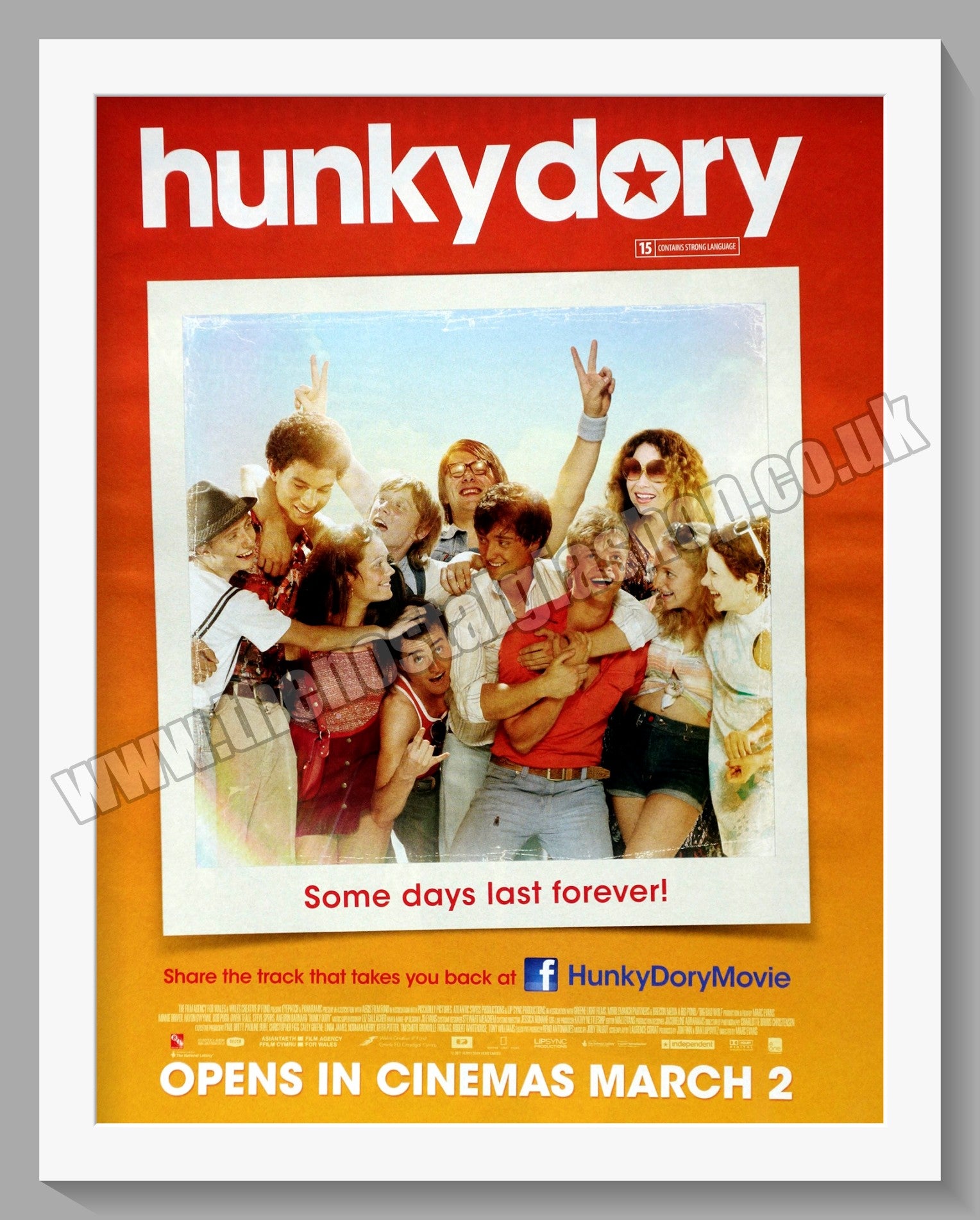 Hunky Dory. 2012 Original Advert (ref AD58299) – The Nostalgia Shop