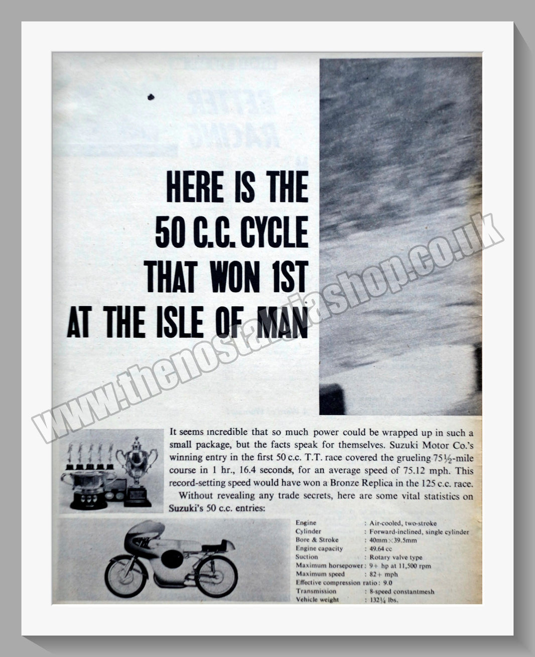 Motorcycle and Accessories Adverts – tagged "Suzuki" – The Nostalgia Shop