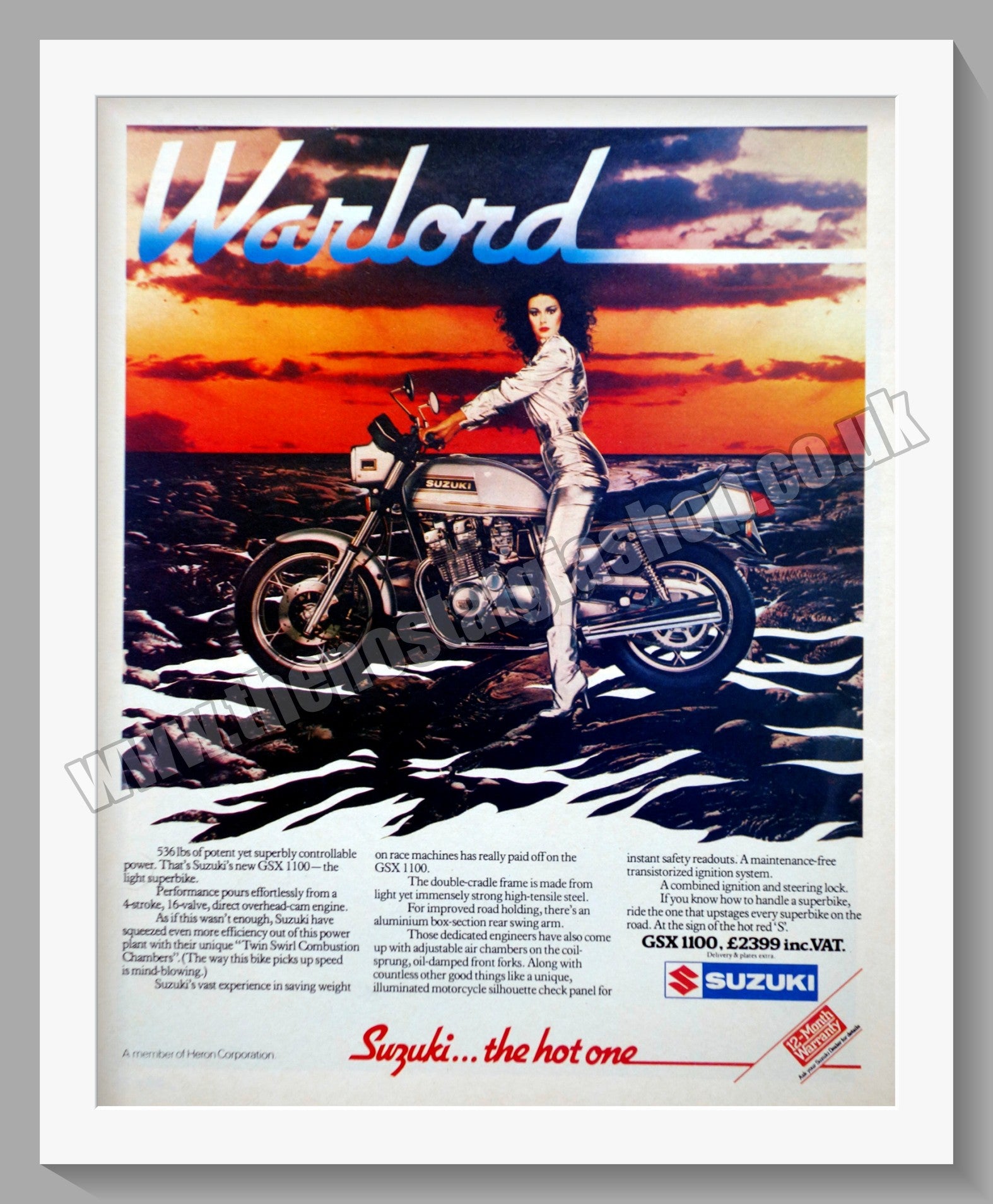 Suzuki GSX 1100 Motorcycle. Original advert 1980 (ref AD58768) – The ...