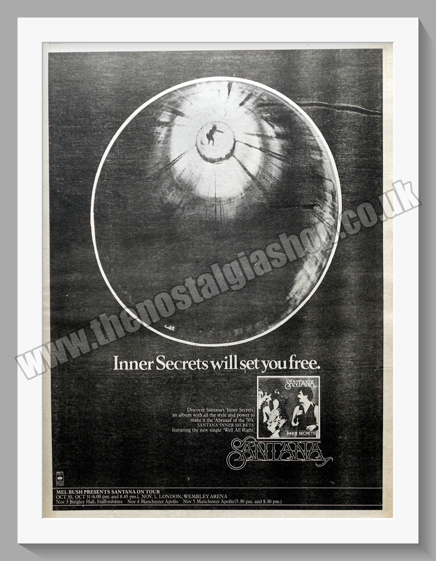 Santana Inner Secrets. Original Advert 1978 (ref AD14777) – The ...