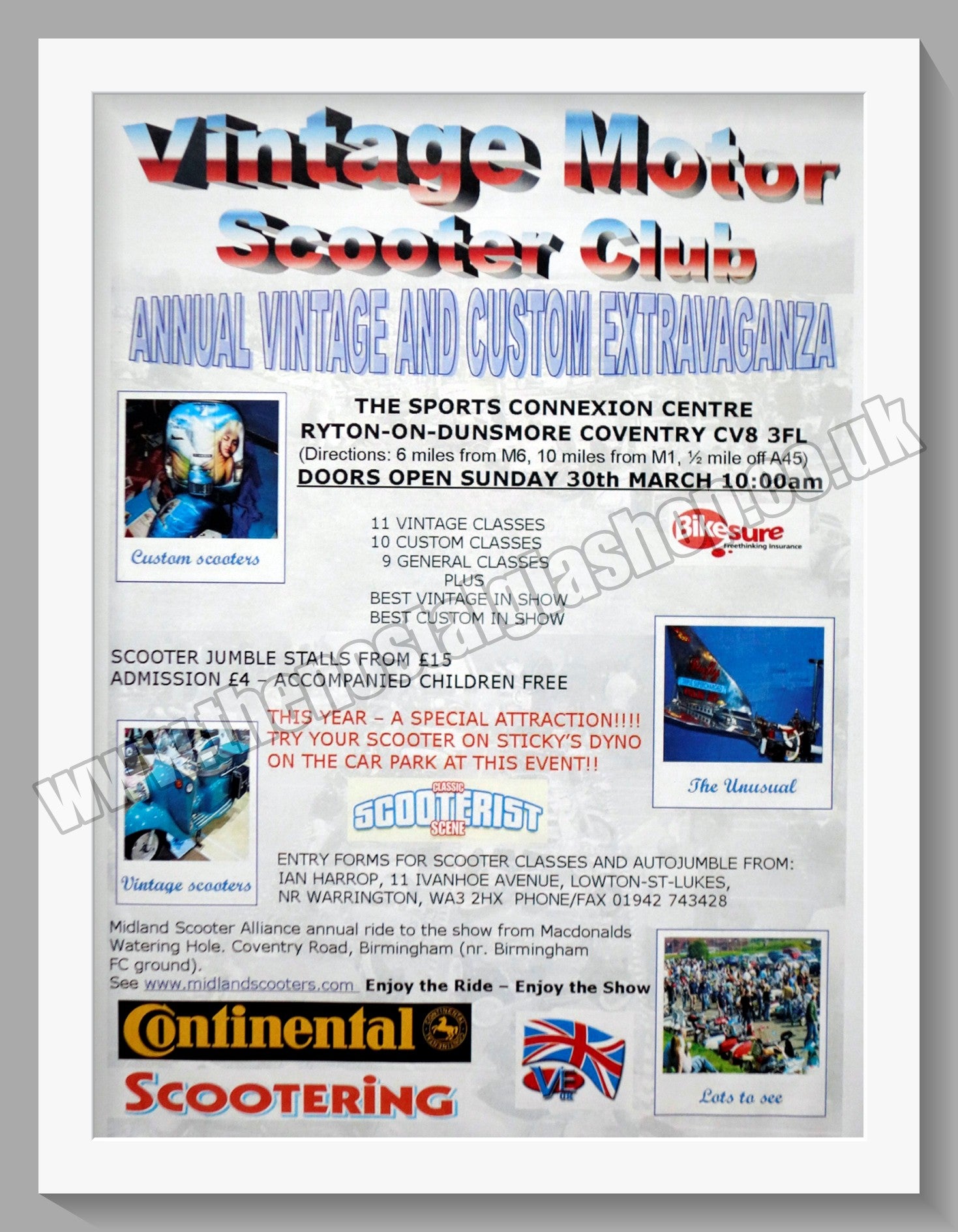 VMSC Scooter Extravaganza Coventry. 2008. Original Advert (ref AD60140 ...