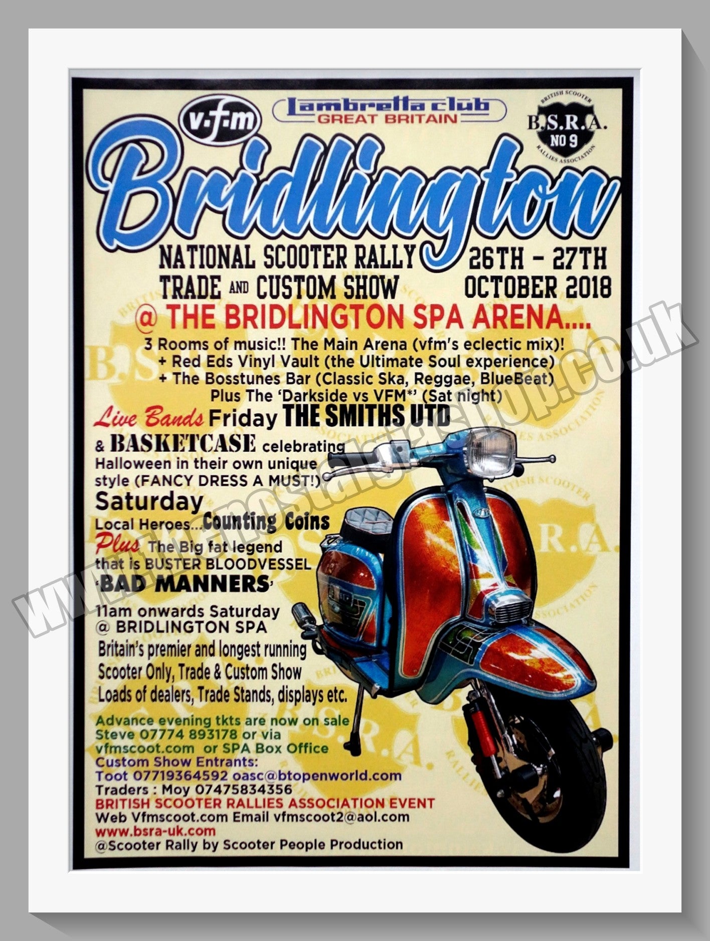 Bridlington Scooter Rally. 2018. Original Advert (ref AD60151) – The ...