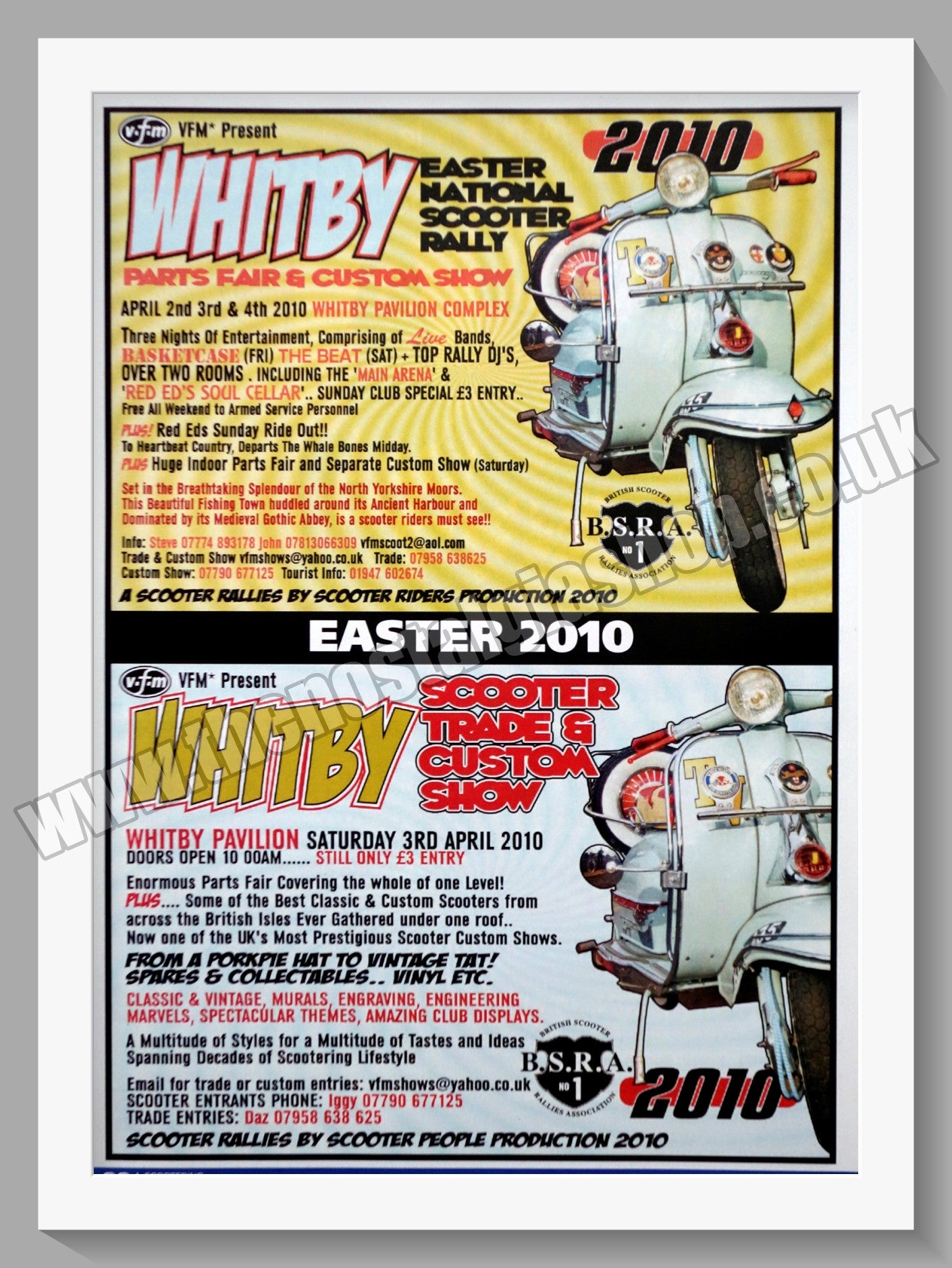 Whitby Scooter Rally 2010. Original Advert (ref AD60193) – The ...