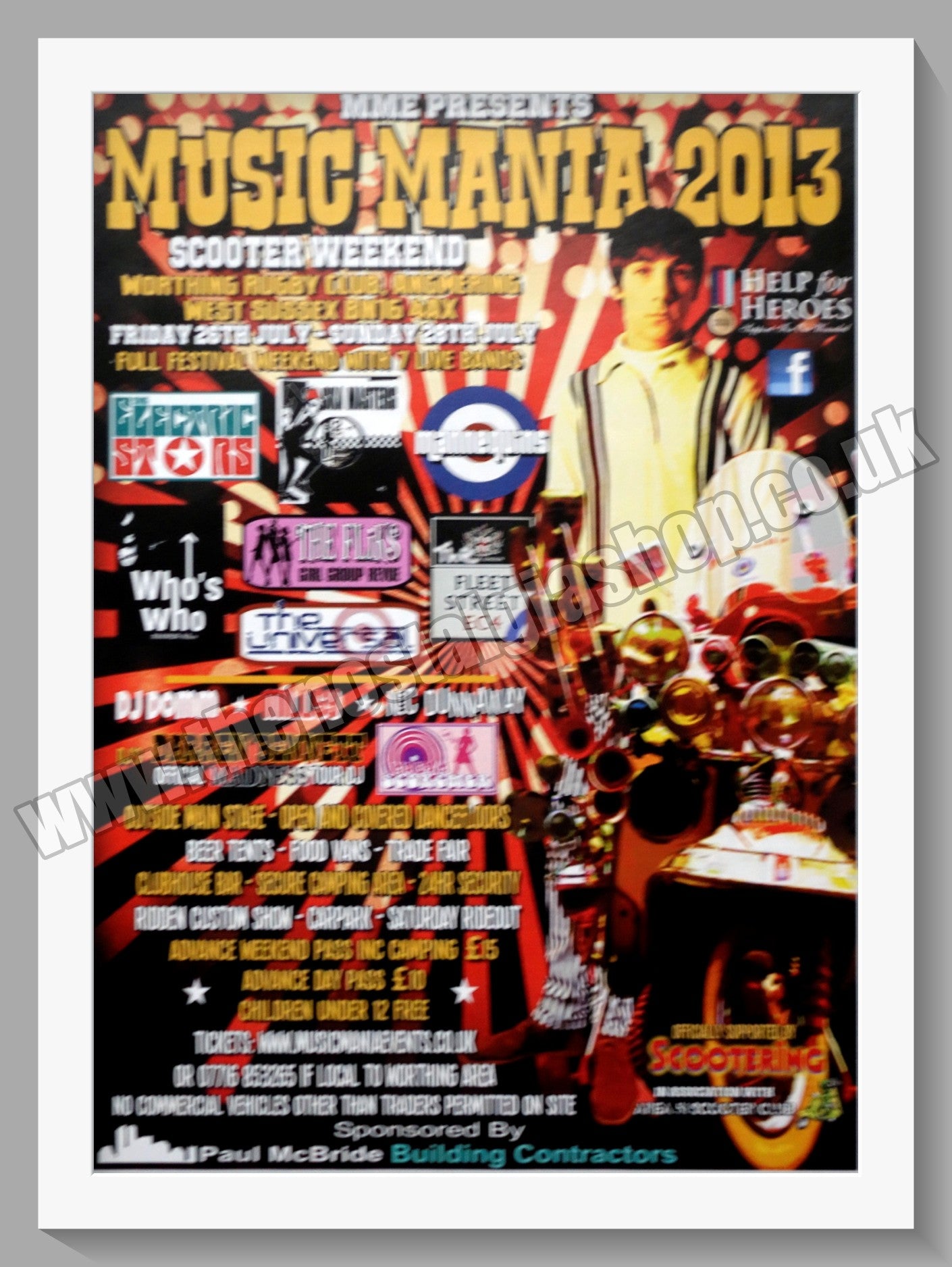 Music Mania 2013 Scooter Weekend. Original Advert (ref AD60269) – The ...