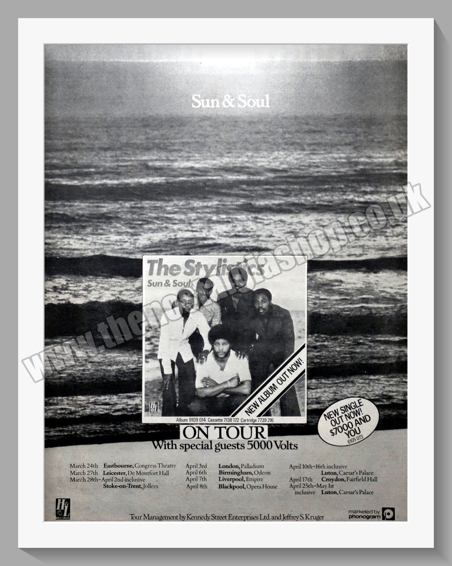 Stylistics (The) Sun & Soul. Original Advert 1977 (ref AD14906) – The ...