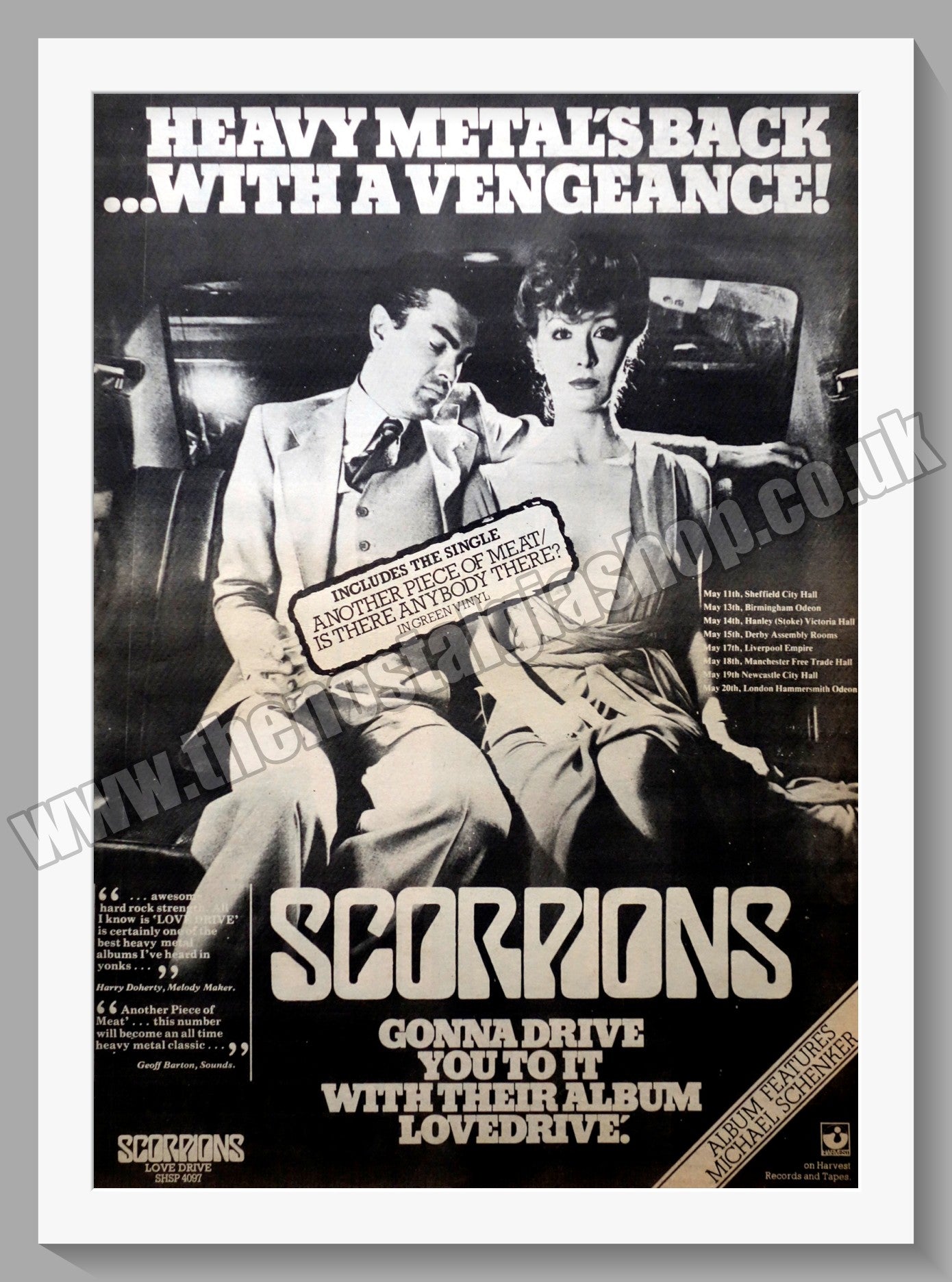 Scorpions Lovedrive. Original Advert 1979 (ref AD14909) – The Nostalgia ...