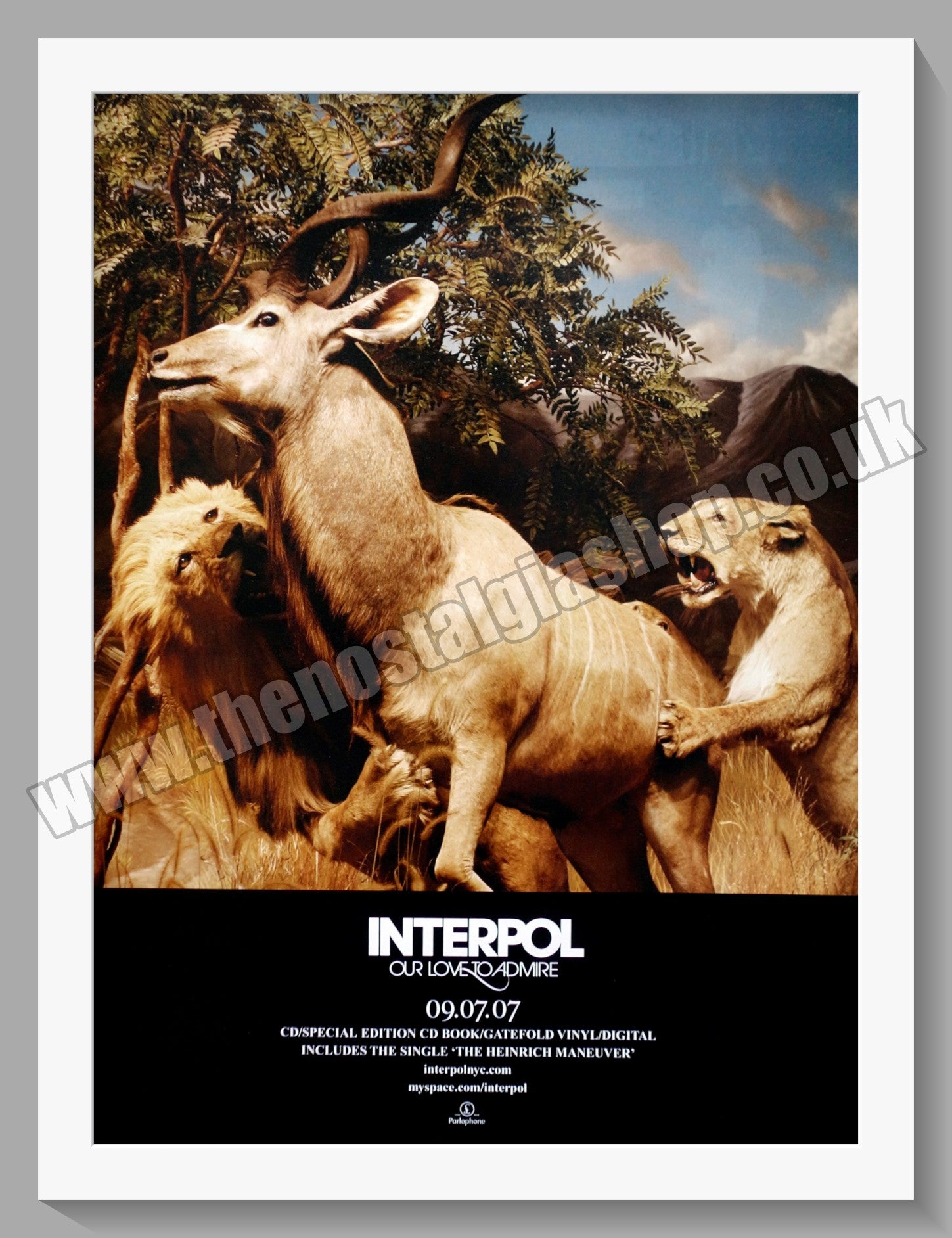 Interpol. Our Love To Admire. Original Advert 2007 (ref AD60387) – The ...
