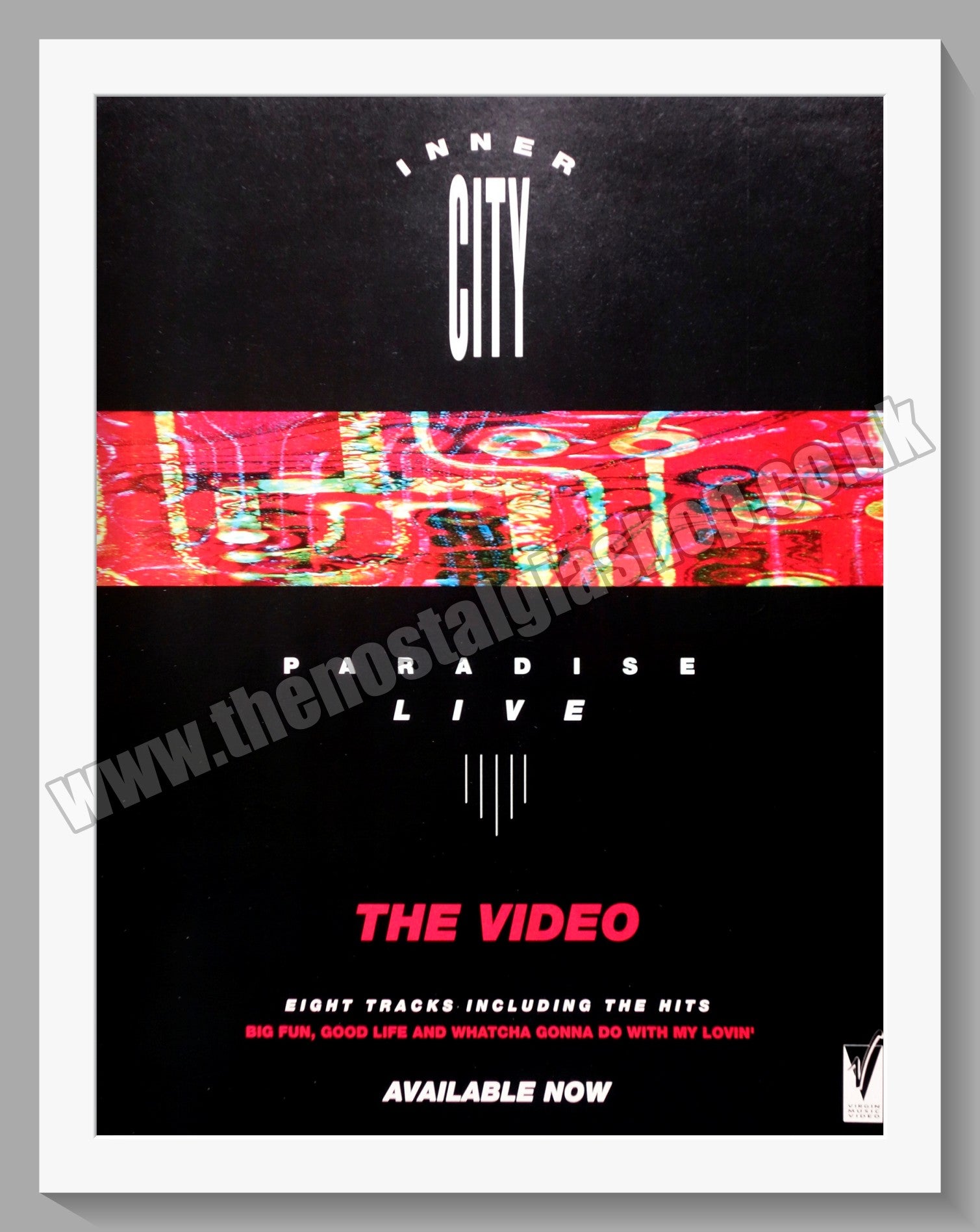 Inner City. Paradise, Live. Original Advert 1990 (ref AD60402) – The ...