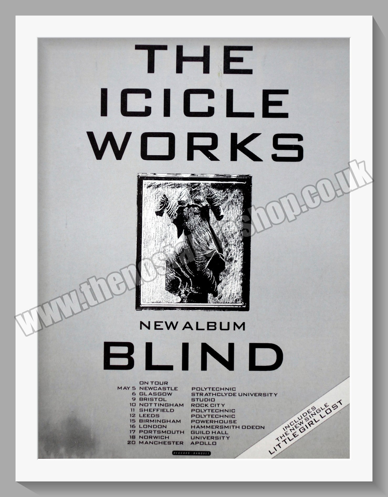 Icicle Works Blind. 1988 Original Advert (ref AD60411) – The Nostalgia Shop